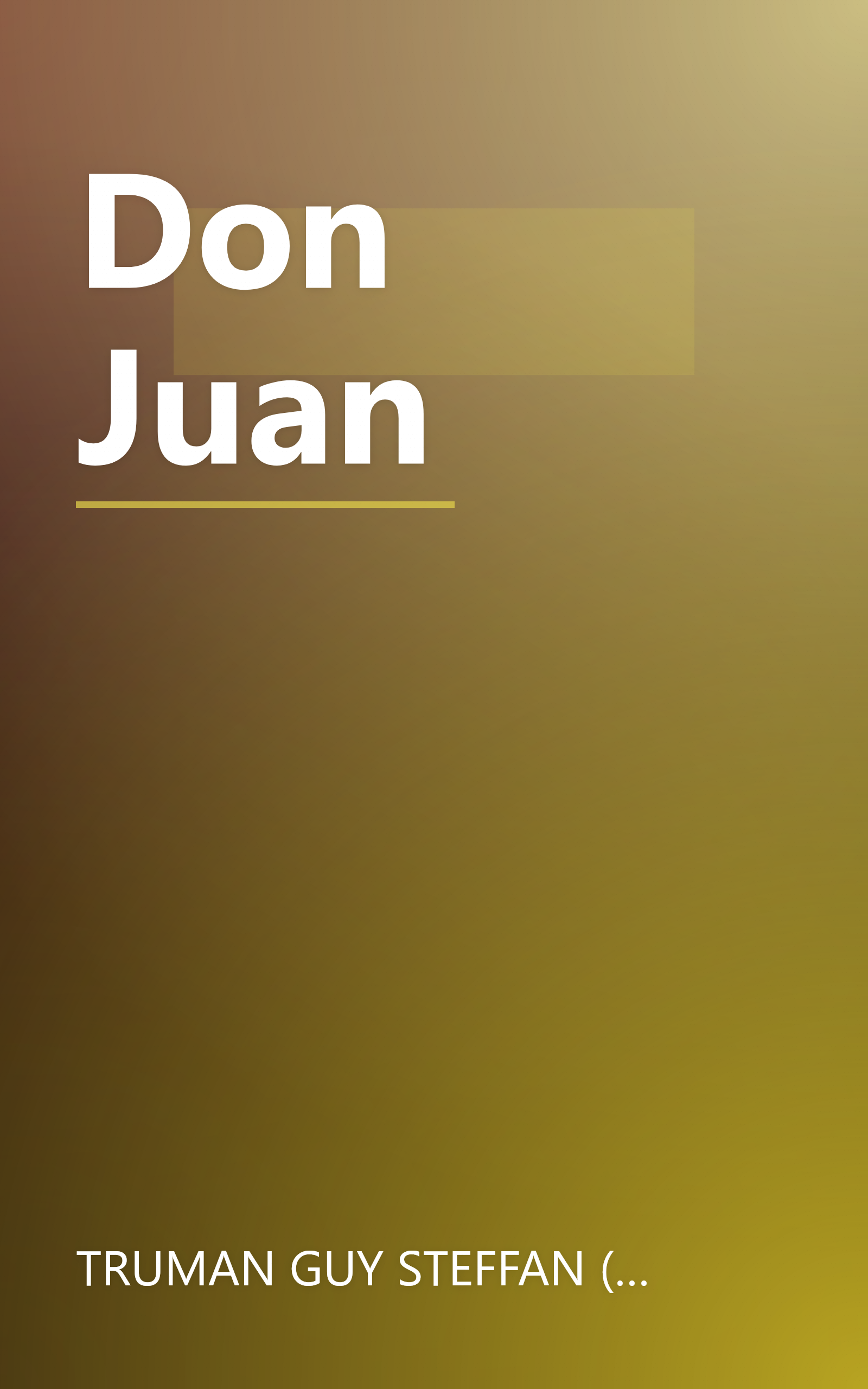 Don Juan book cover