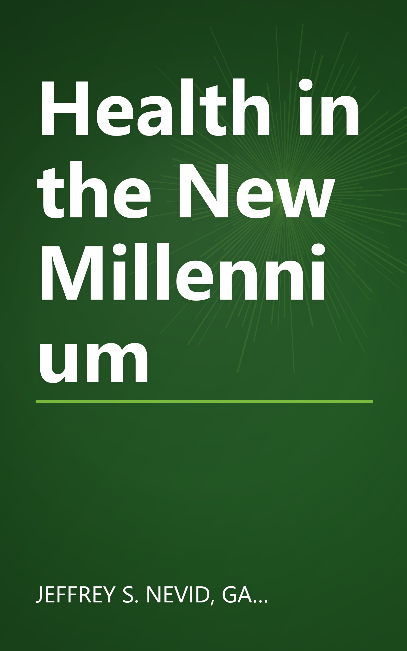 Health in the New Millennium book cover