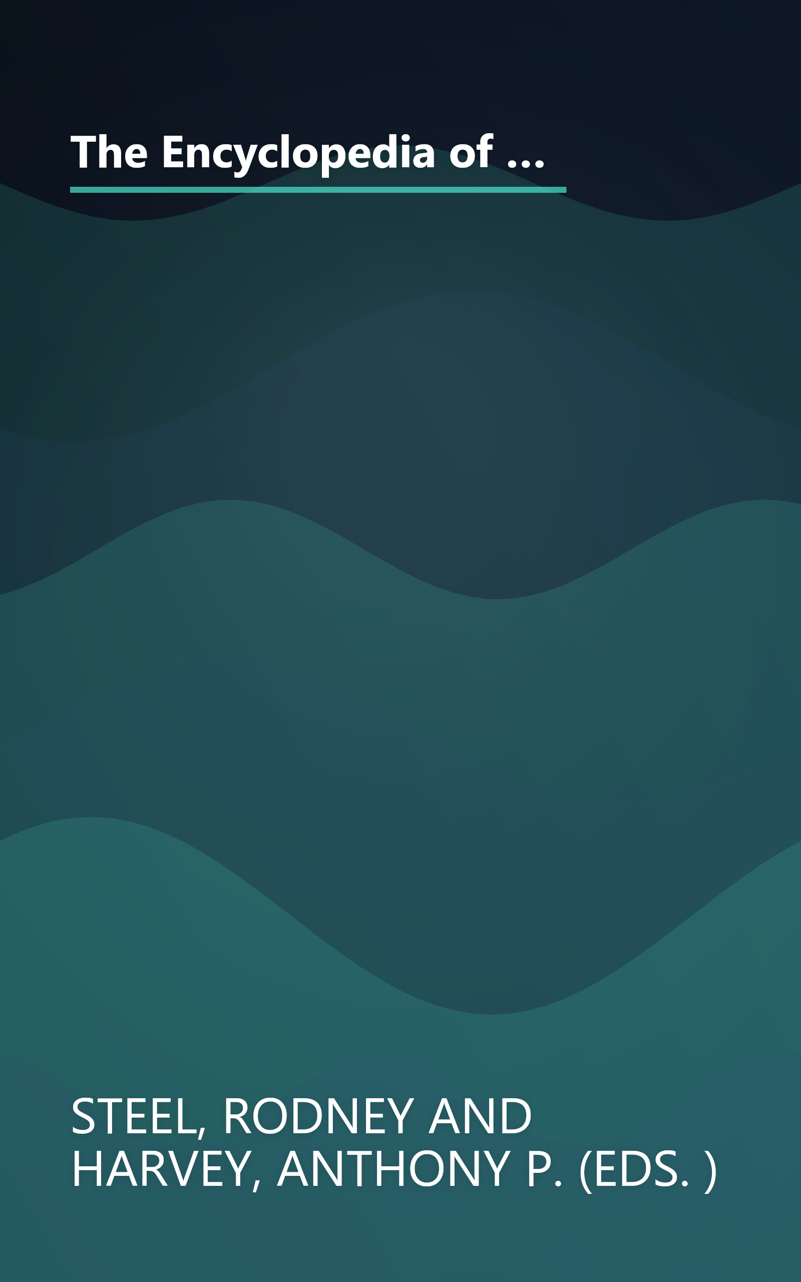 The Encyclopedia of prehistoric life / edited by Rodney Steel and Anthony P. Harvey ; with a foreword by W. E. Swinton book cover