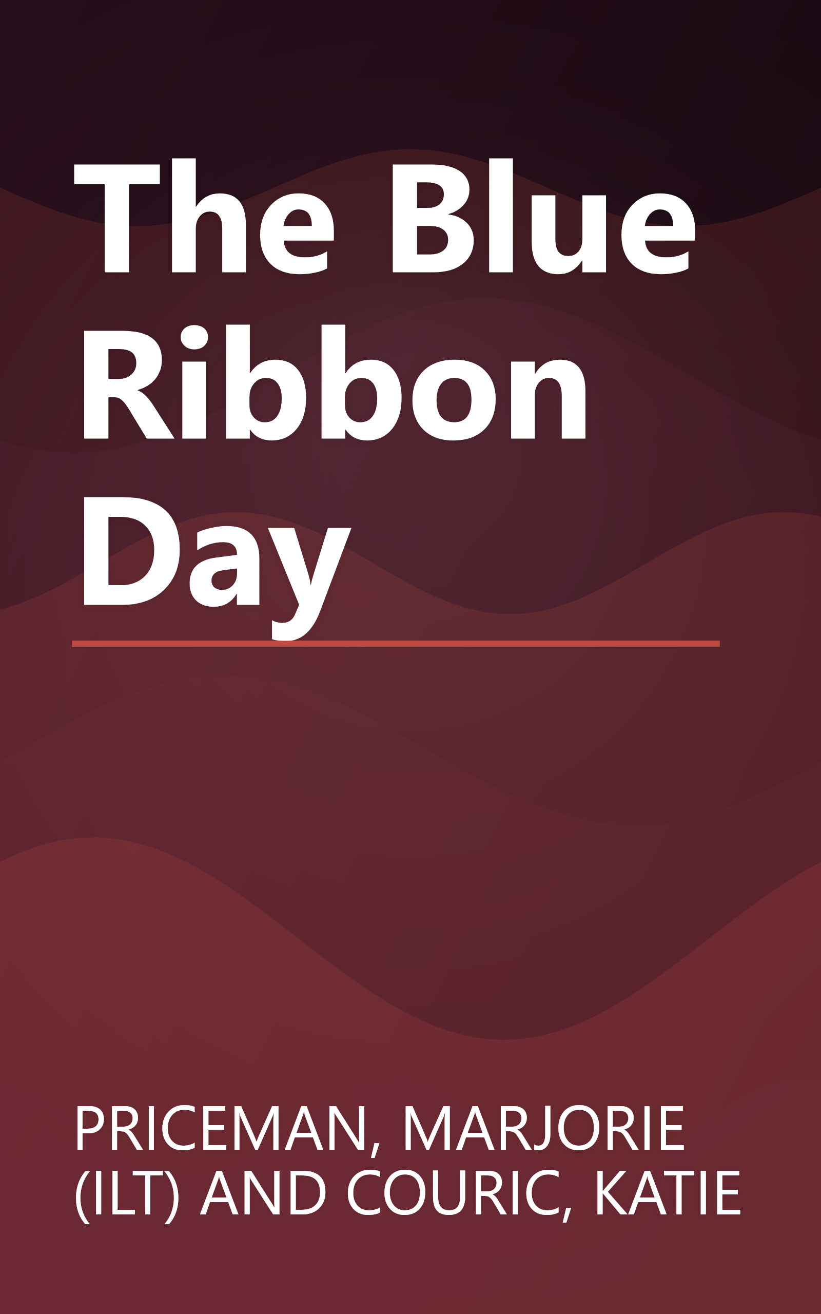 The Blue Ribbon Day book cover
