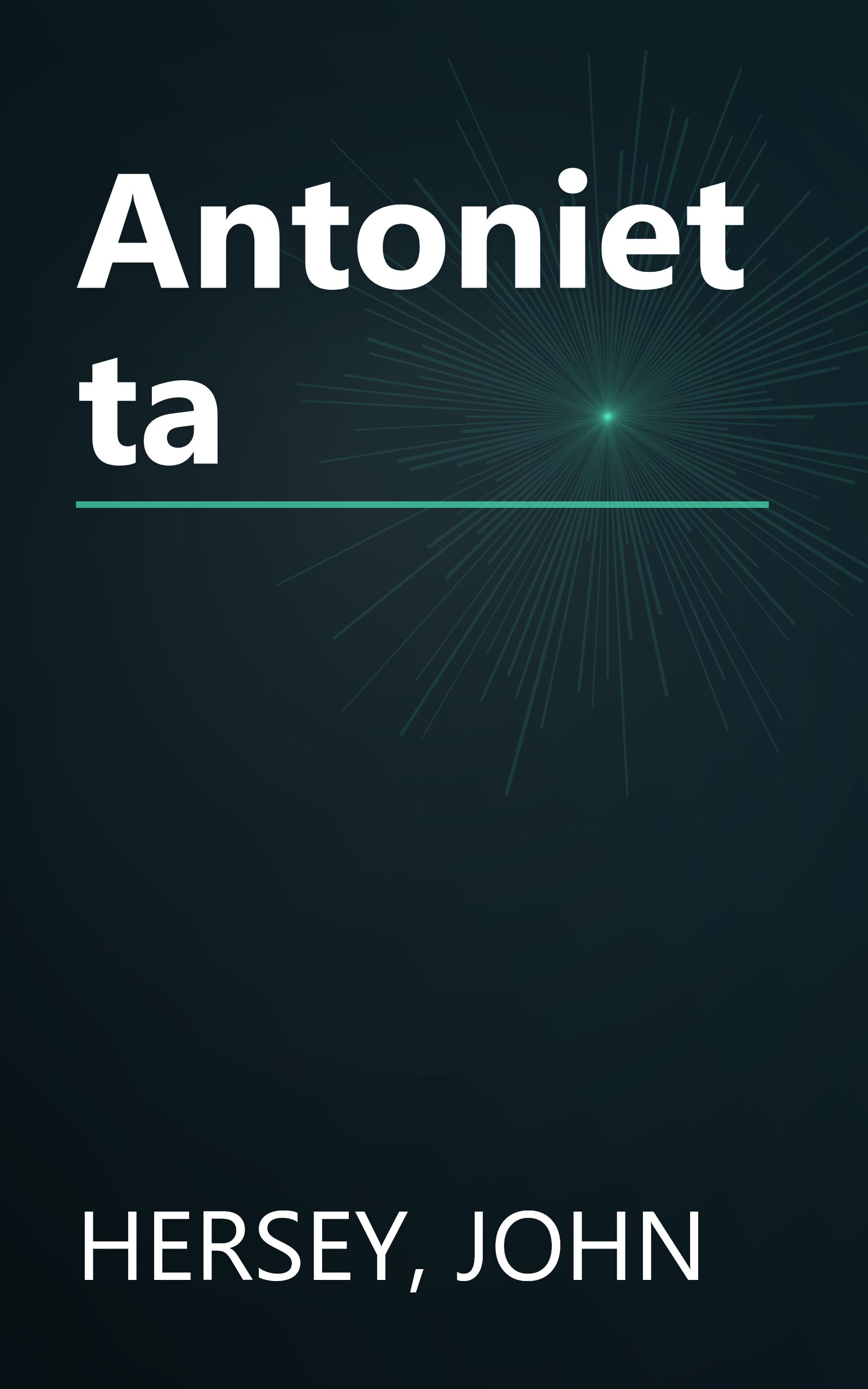 Antonietta book cover