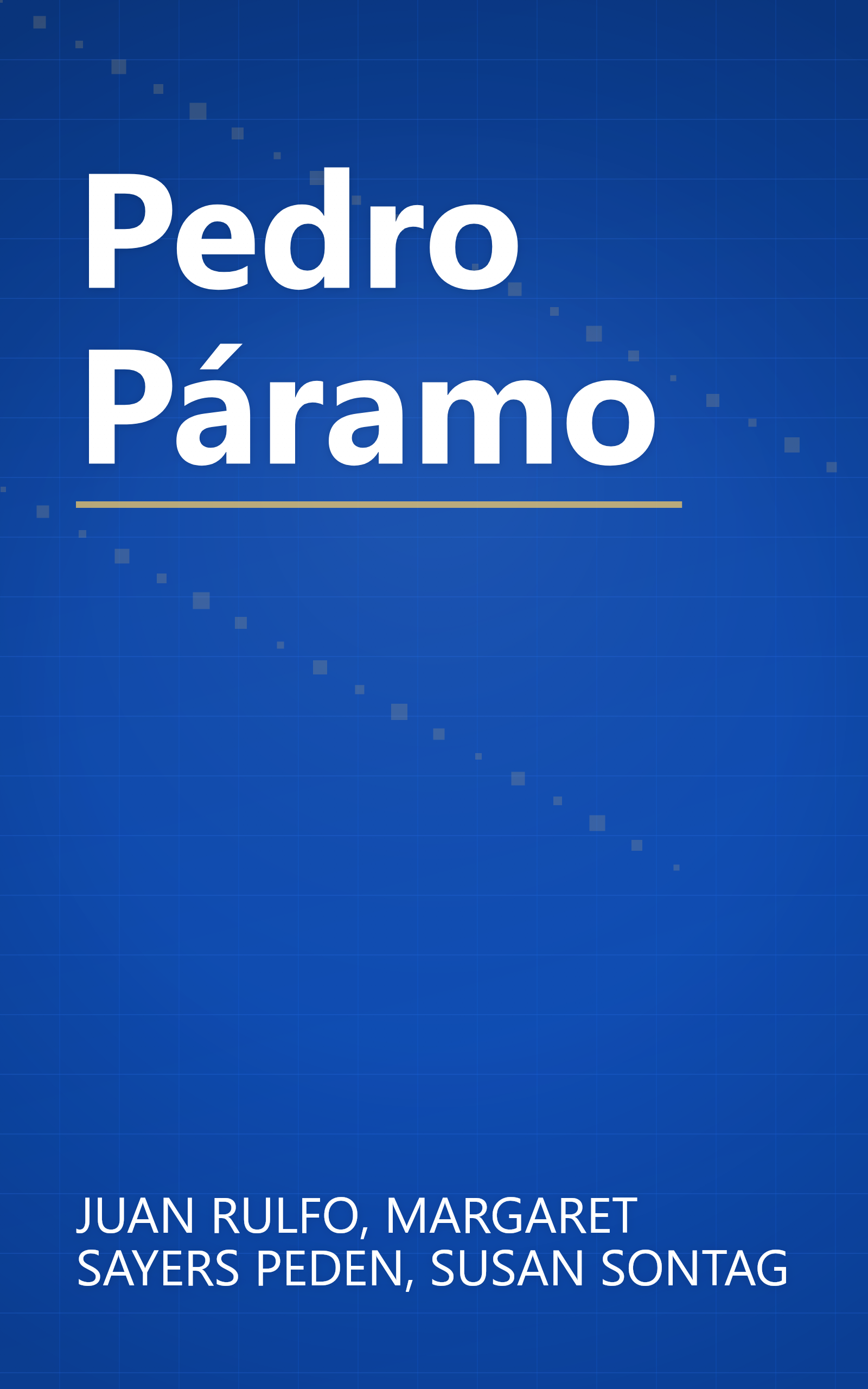Pedro Páramo book cover