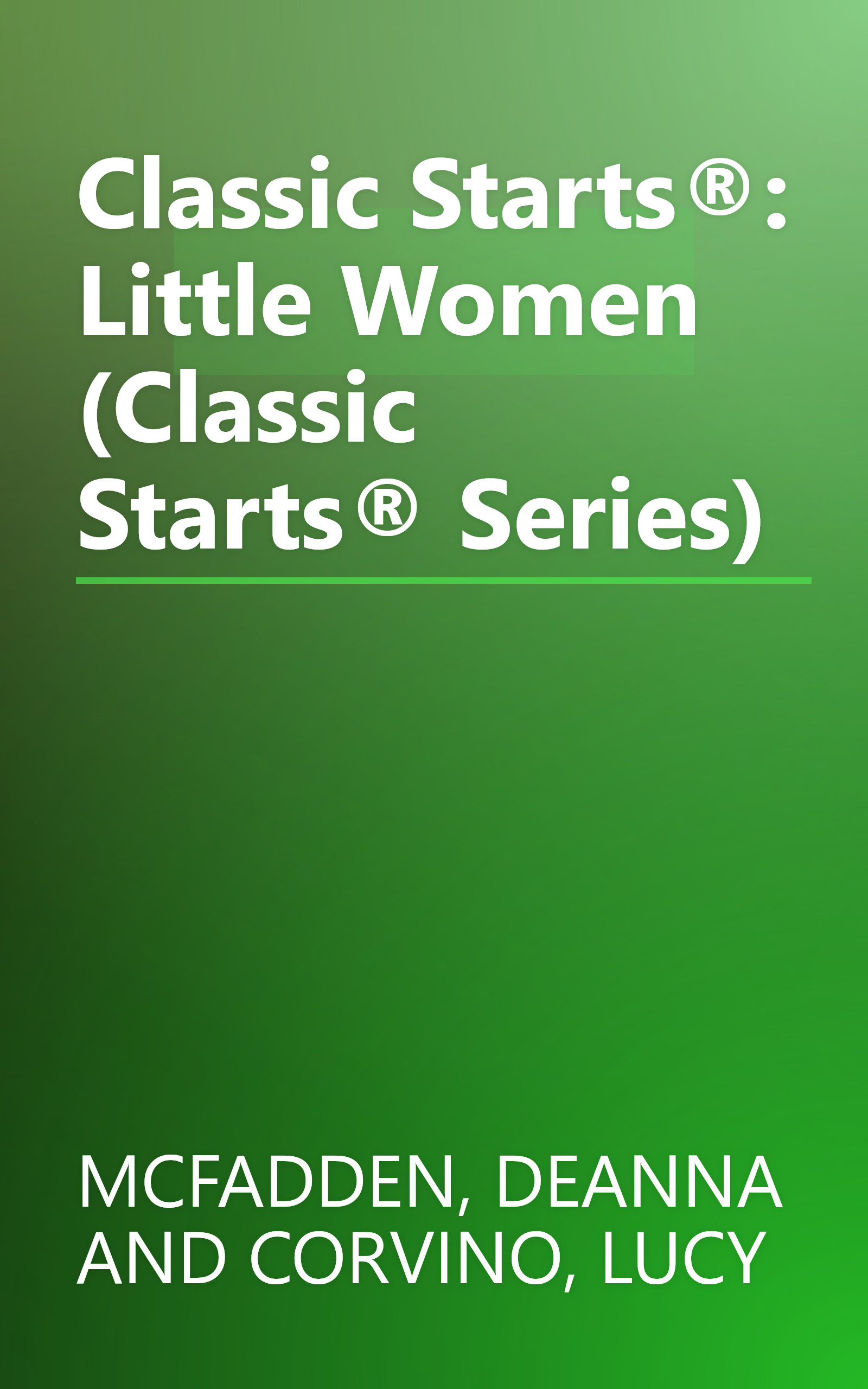 Classic Starts®: Little Women (Classic Starts® Series) book cover