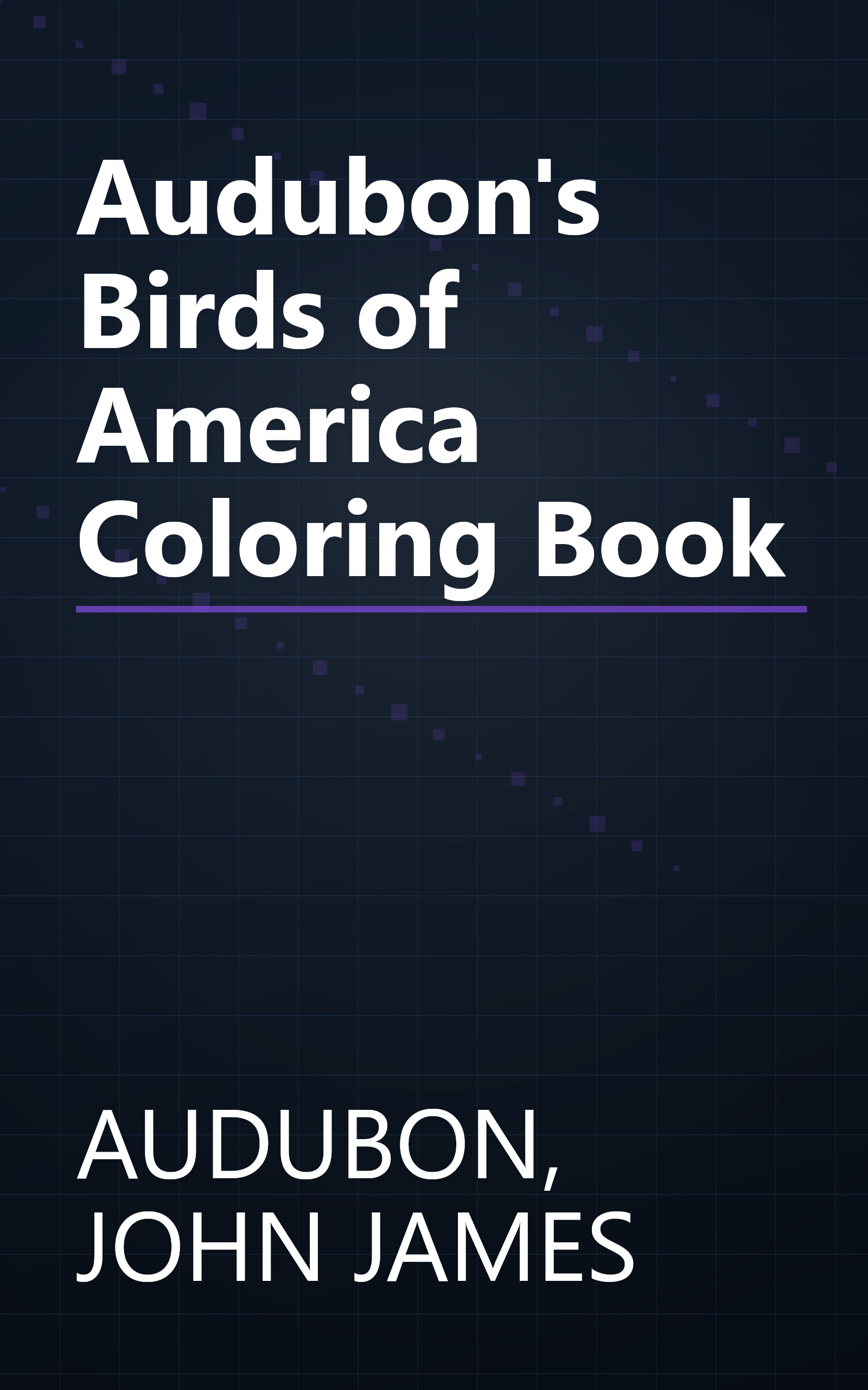 Audubon's Birds of America Coloring Book book cover