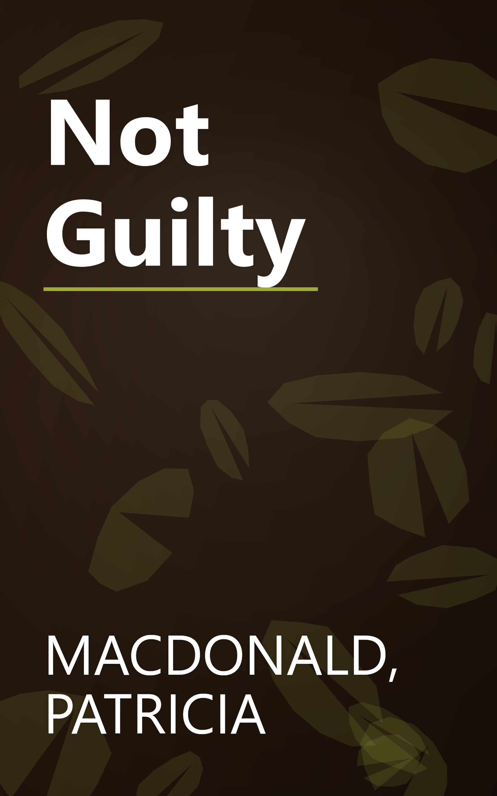 Not Guilty book cover