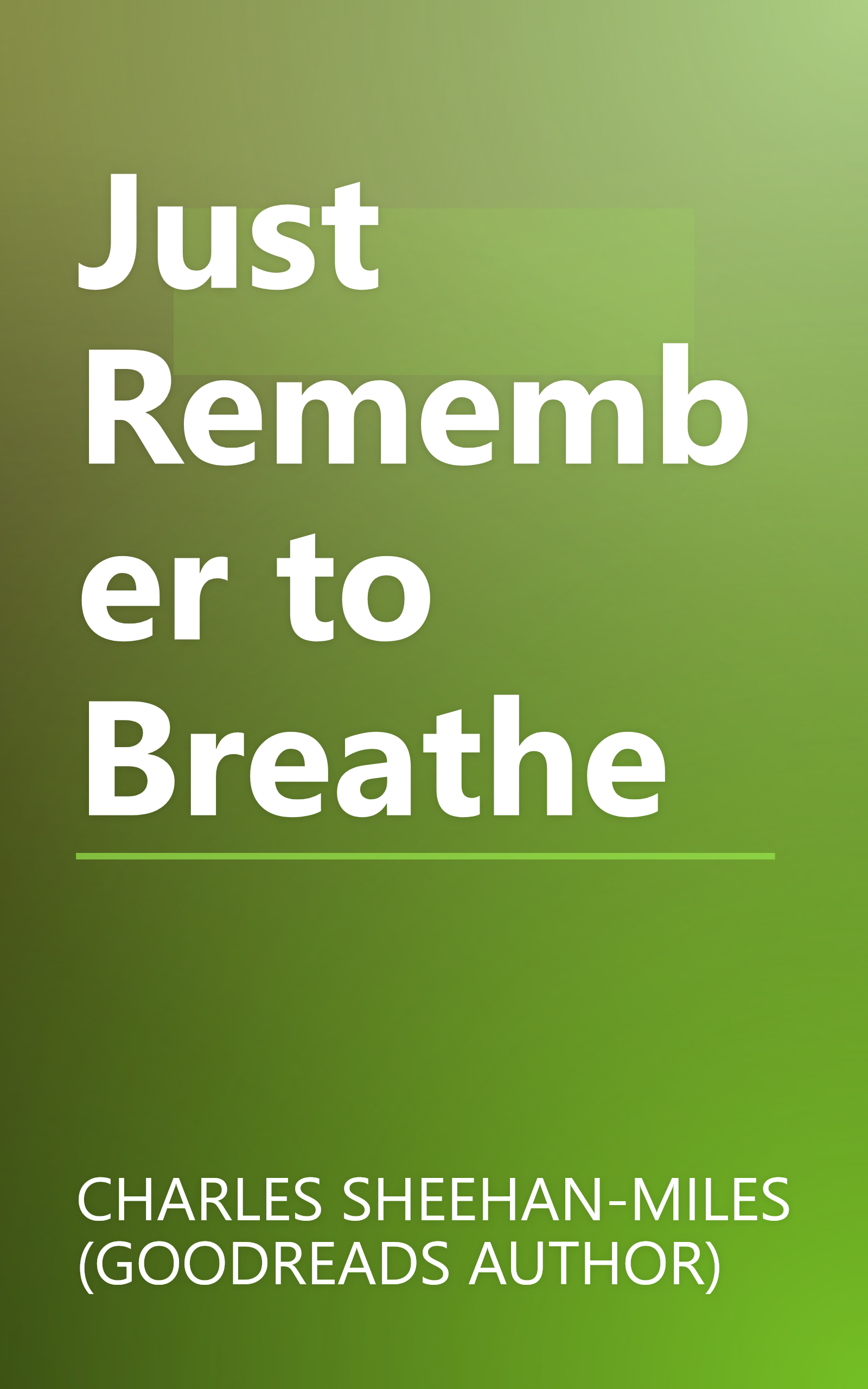Just Remember to Breathe book cover