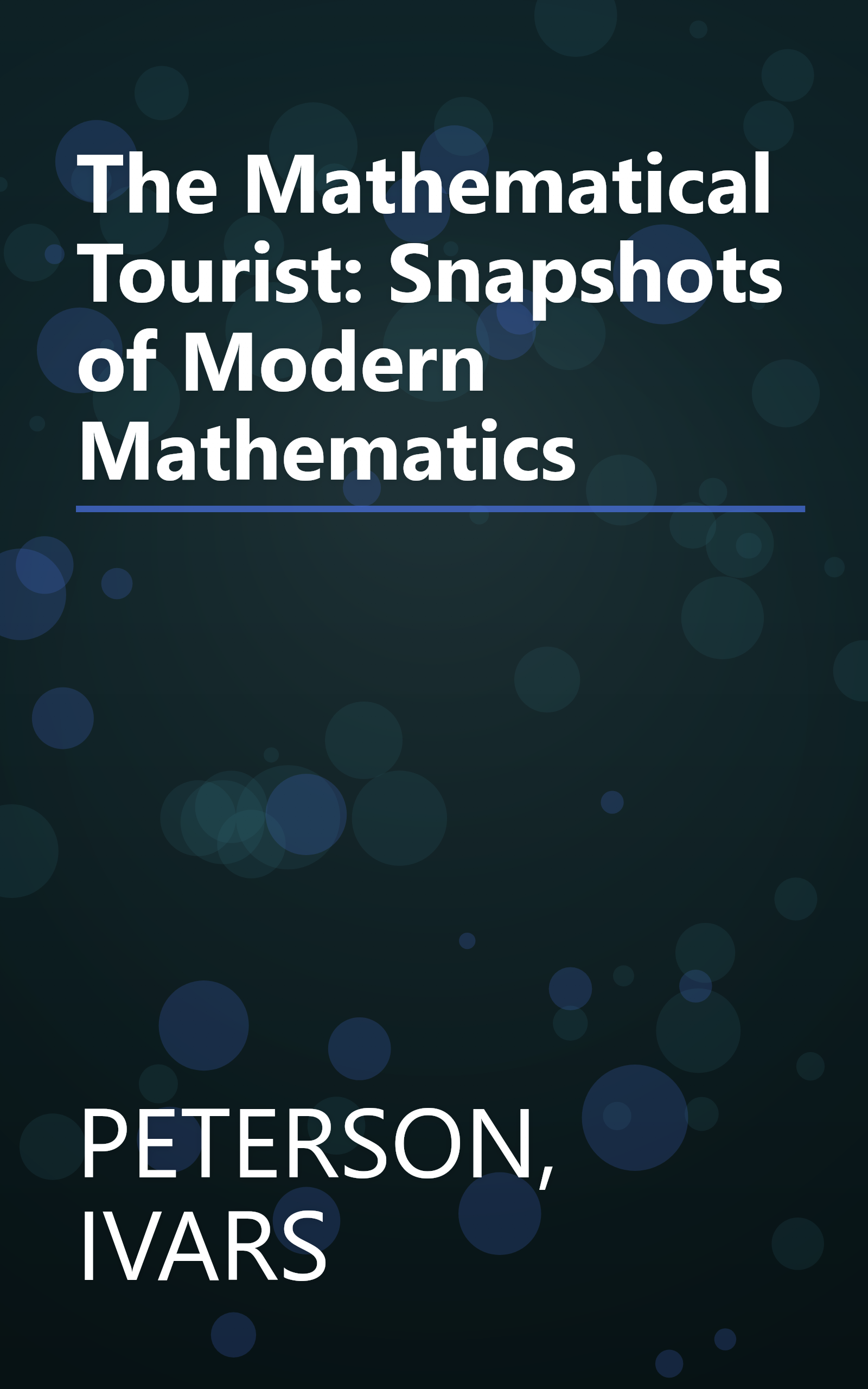The Mathematical Tourist: Snapshots of Modern Mathematics book cover