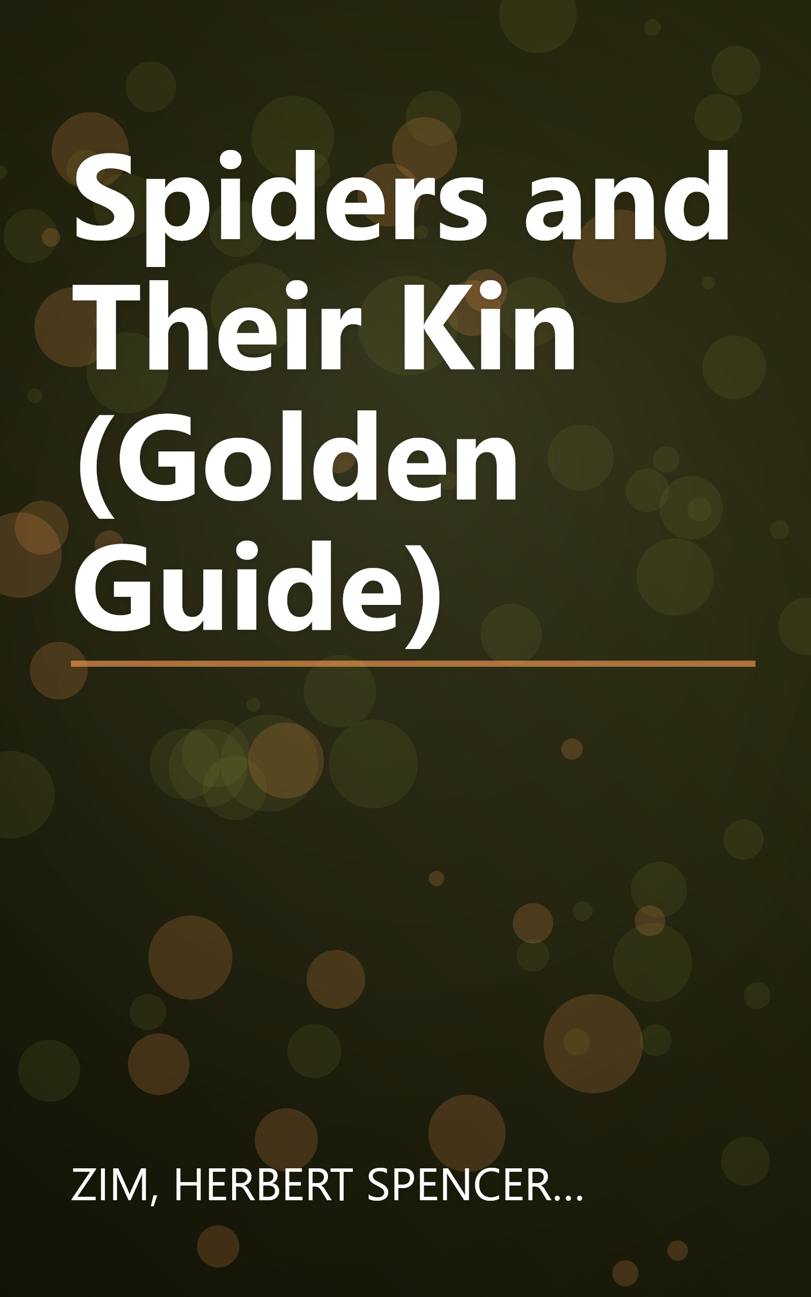 Spiders and Their Kin (Golden Guide) book cover