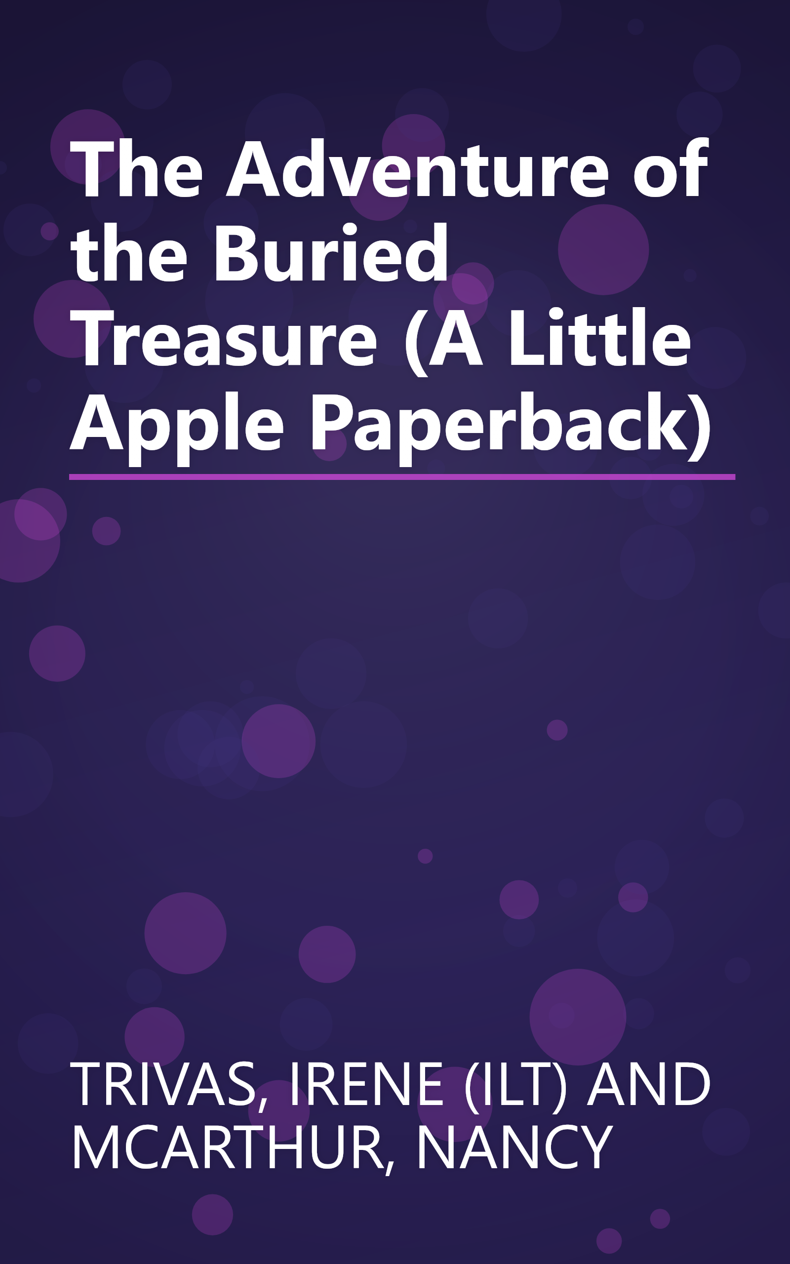The Adventure of the Buried Treasure (A Little Apple Paperback) book cover