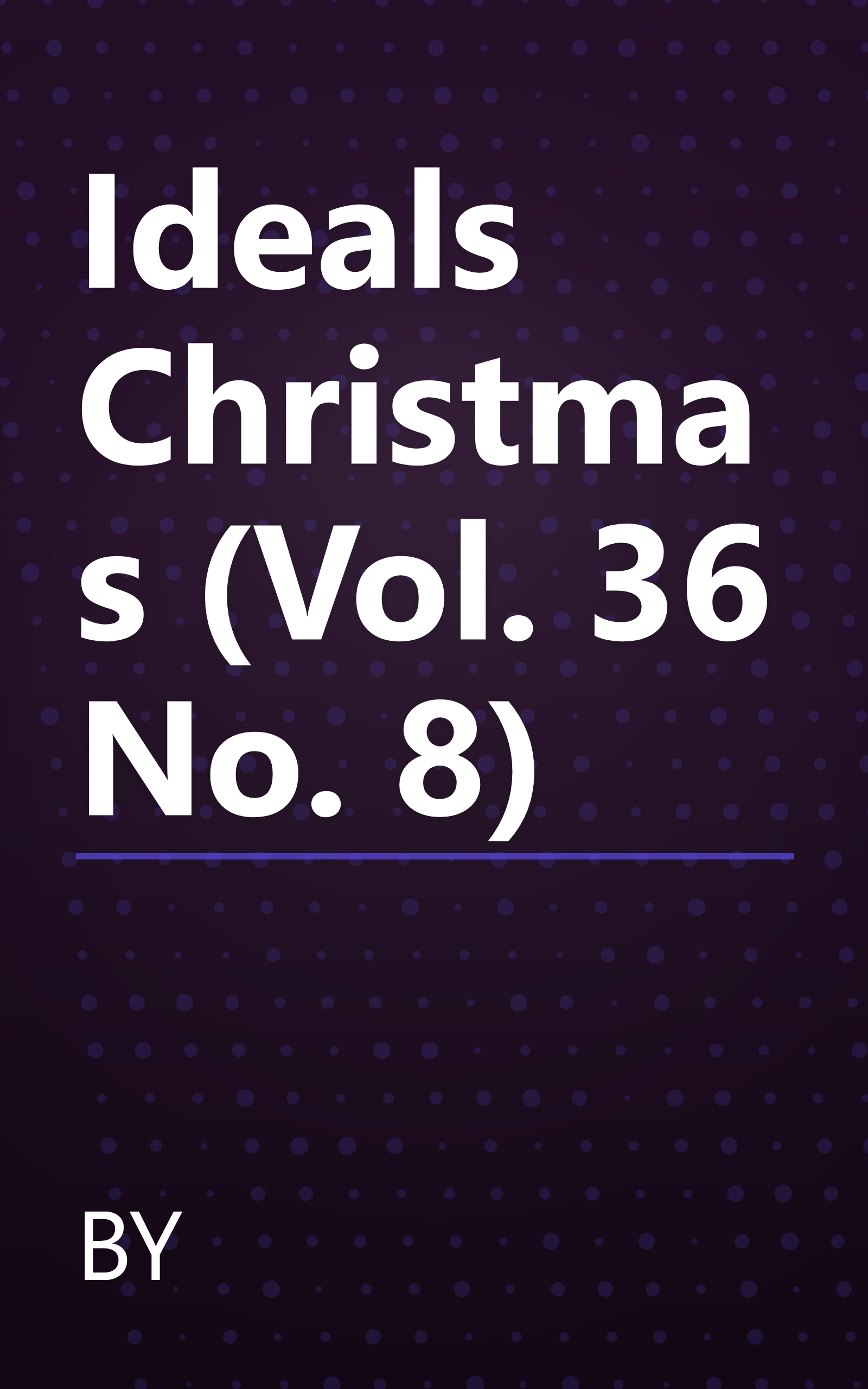 Ideals Christmas (Vol. 36 No. 8) book cover