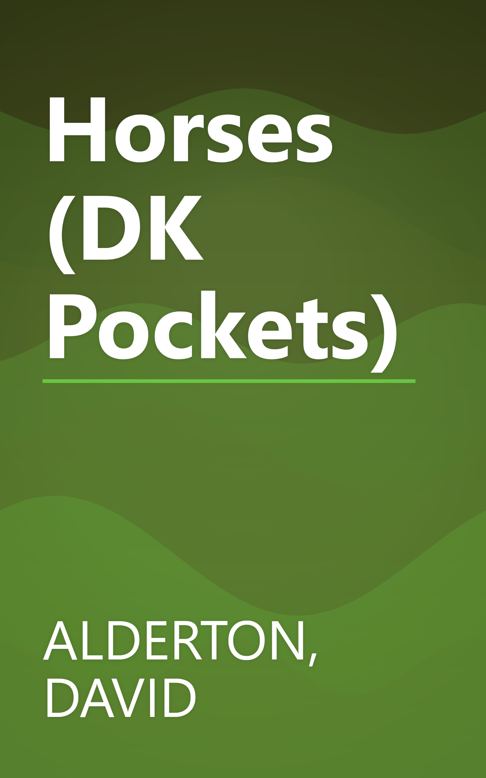 Horses (DK Pockets) book cover