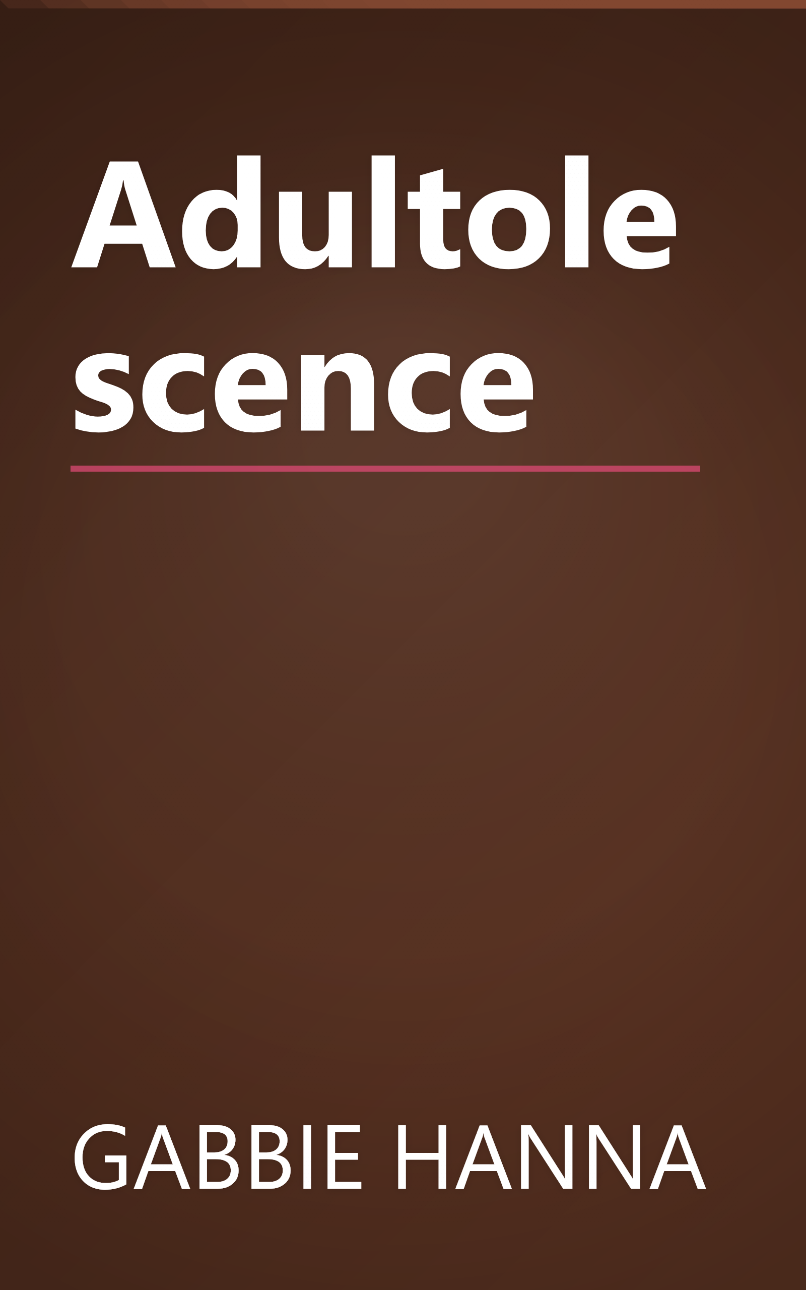 Adultolescence book cover