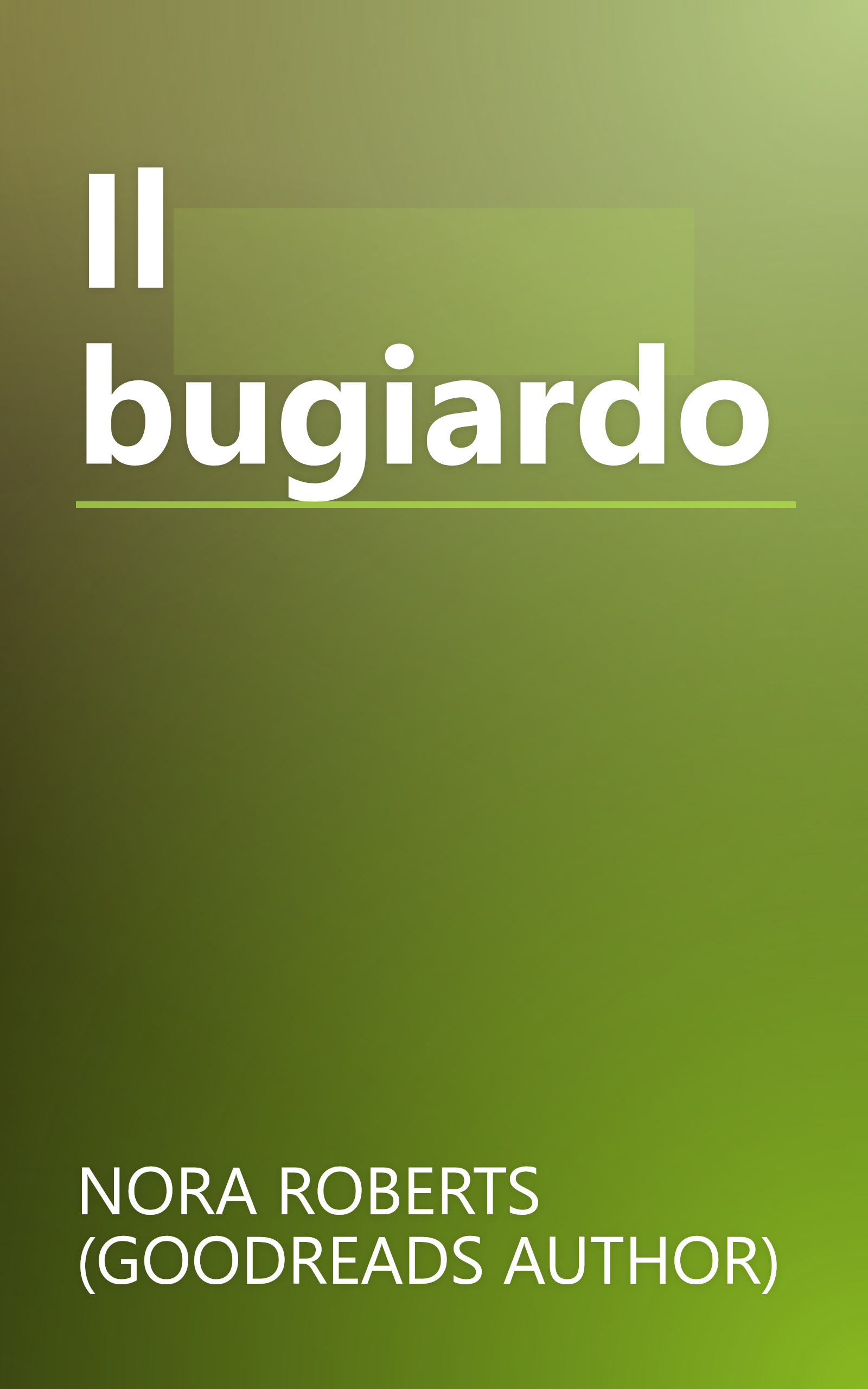 Il bugiardo book cover