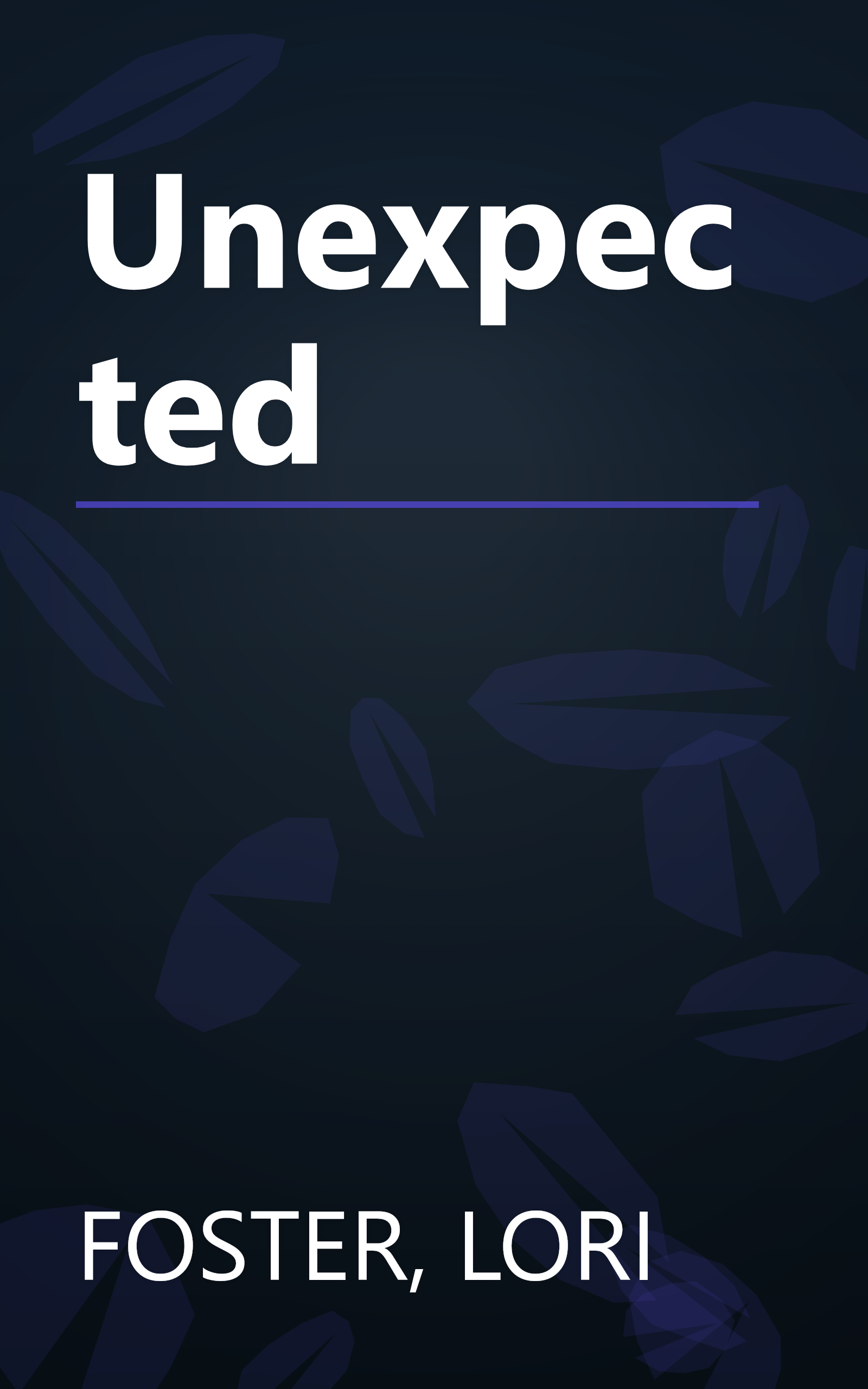 Unexpected book cover