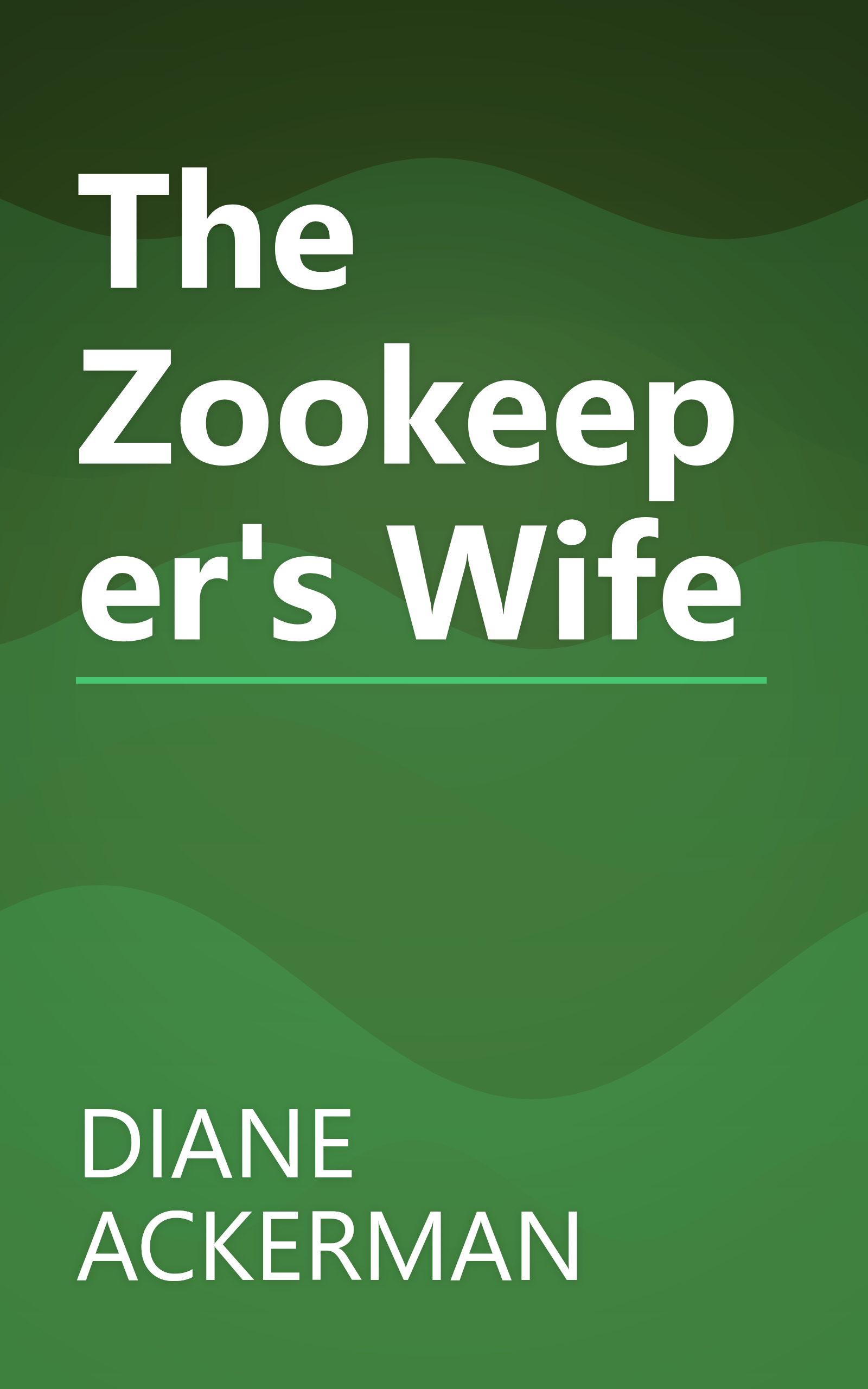 The Zookeeper's Wife book cover