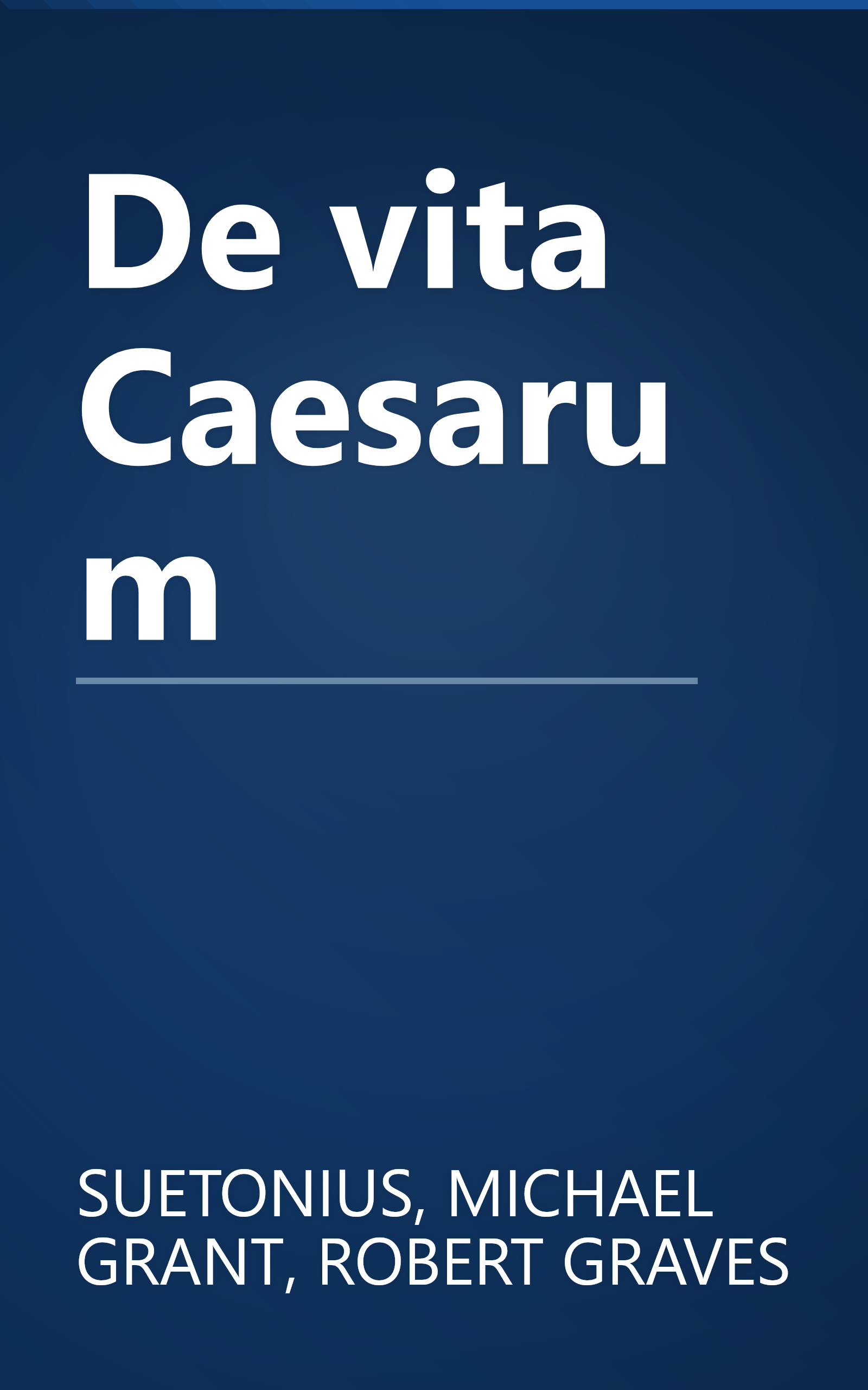 De vita Caesarum book cover