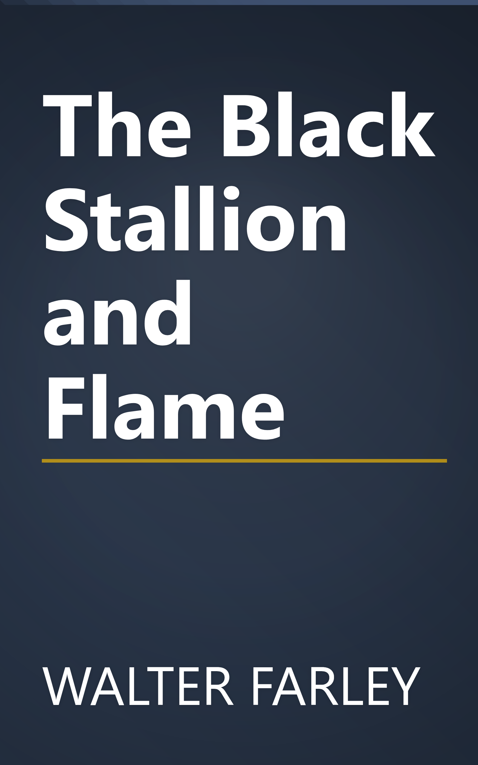 The Black Stallion and Flame book cover