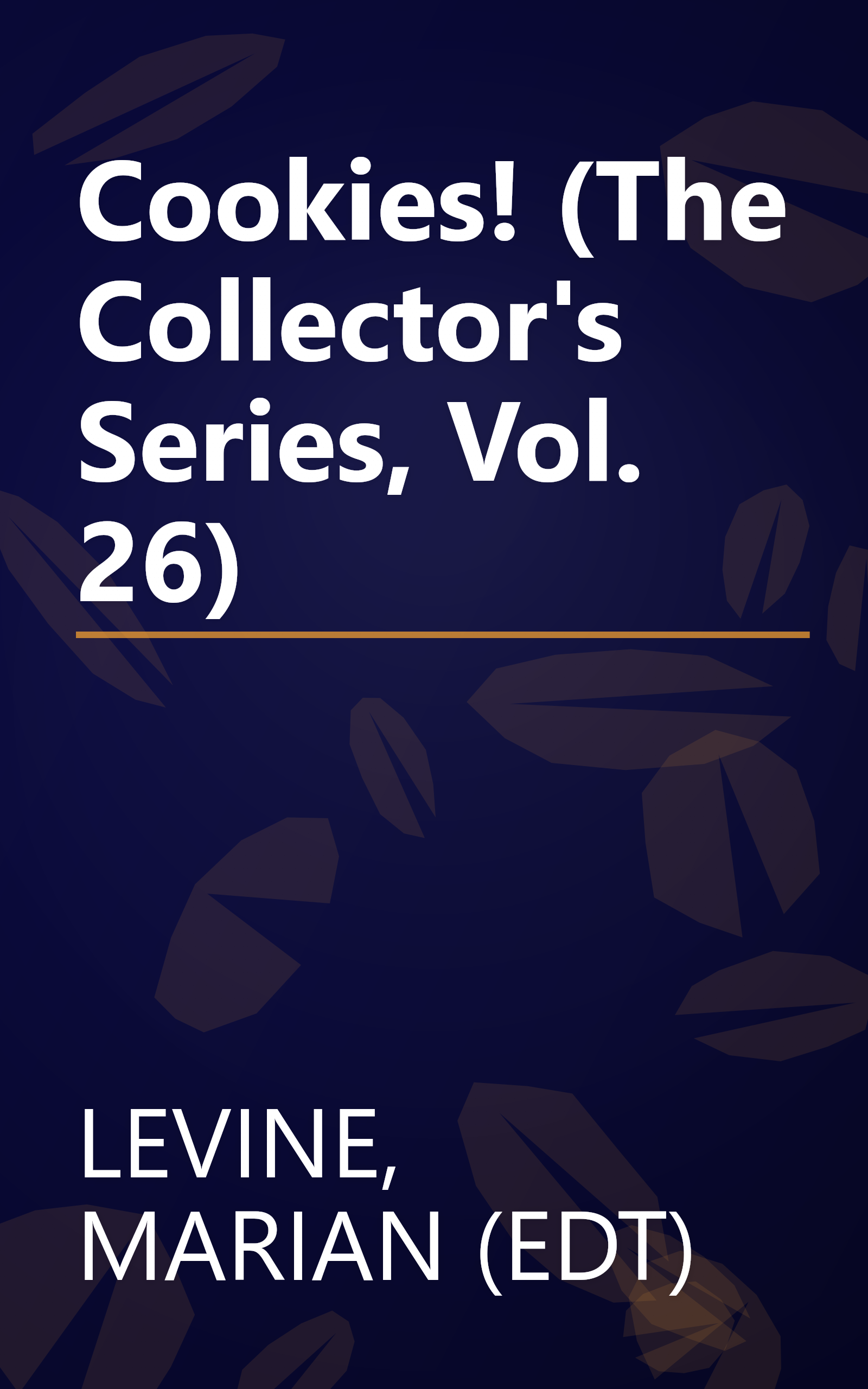 Cookies! (The Collector's Series, Vol. 26) book cover