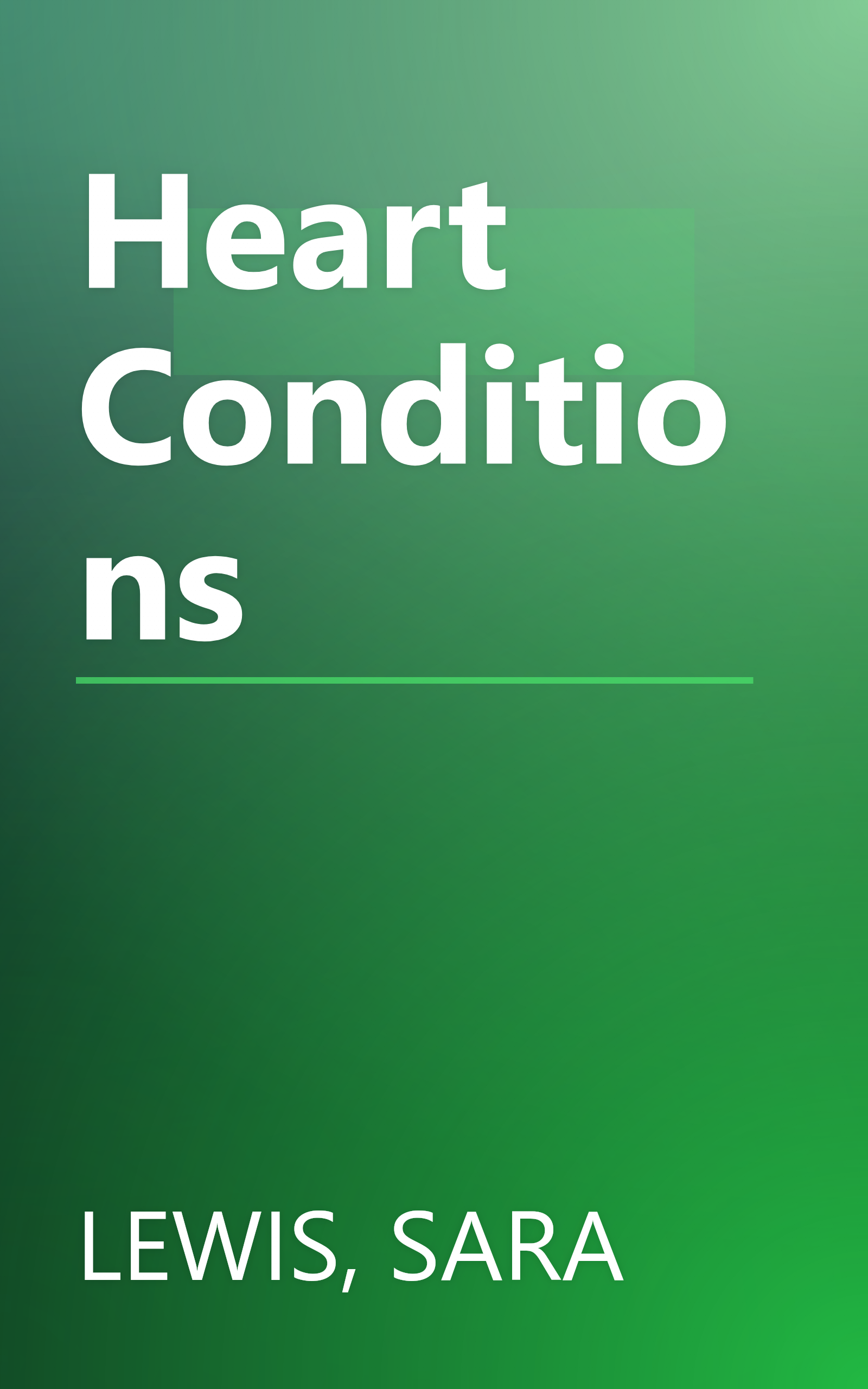 Heart Conditions book cover