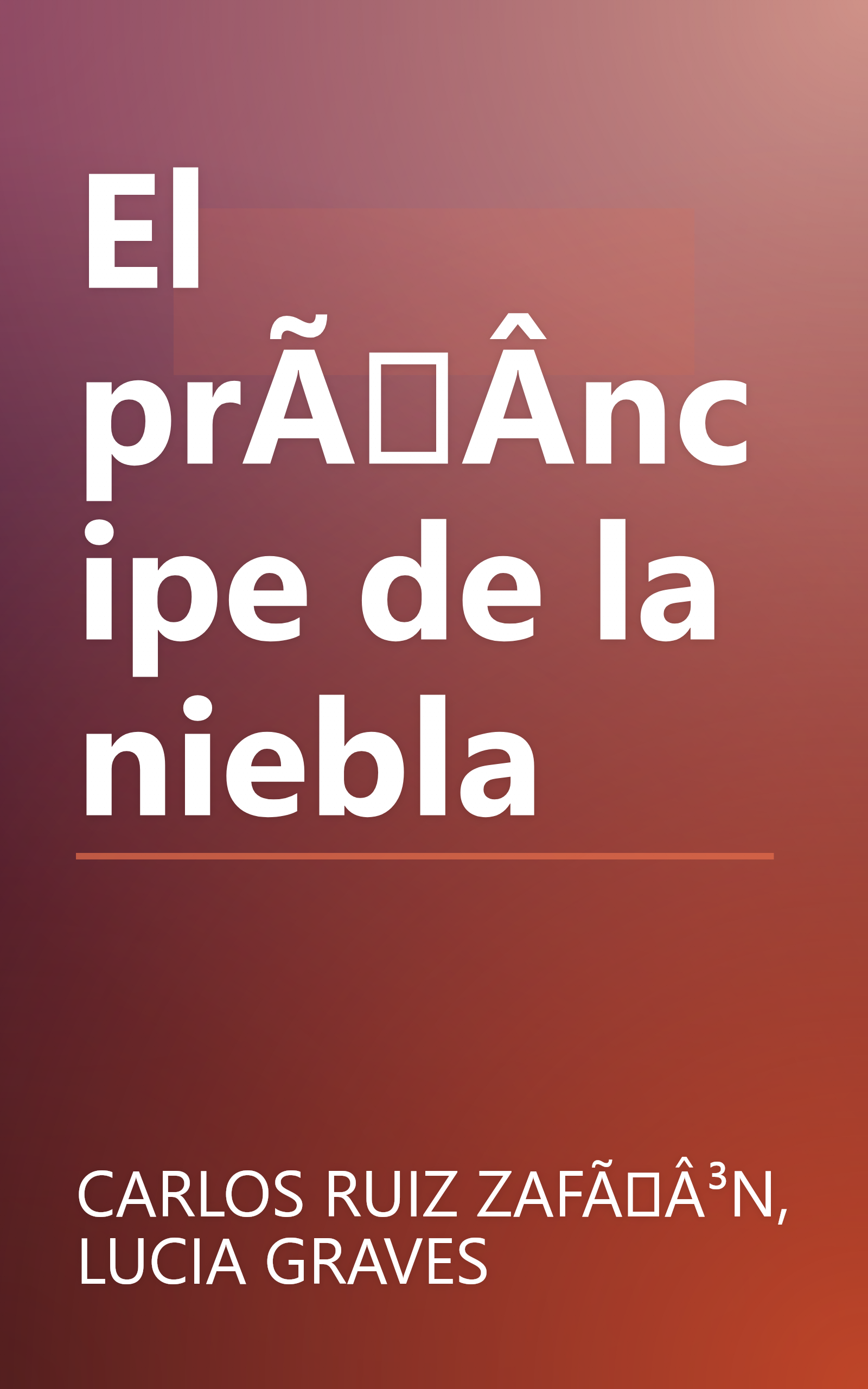 El prÃÂ­ncipe de la niebla book cover