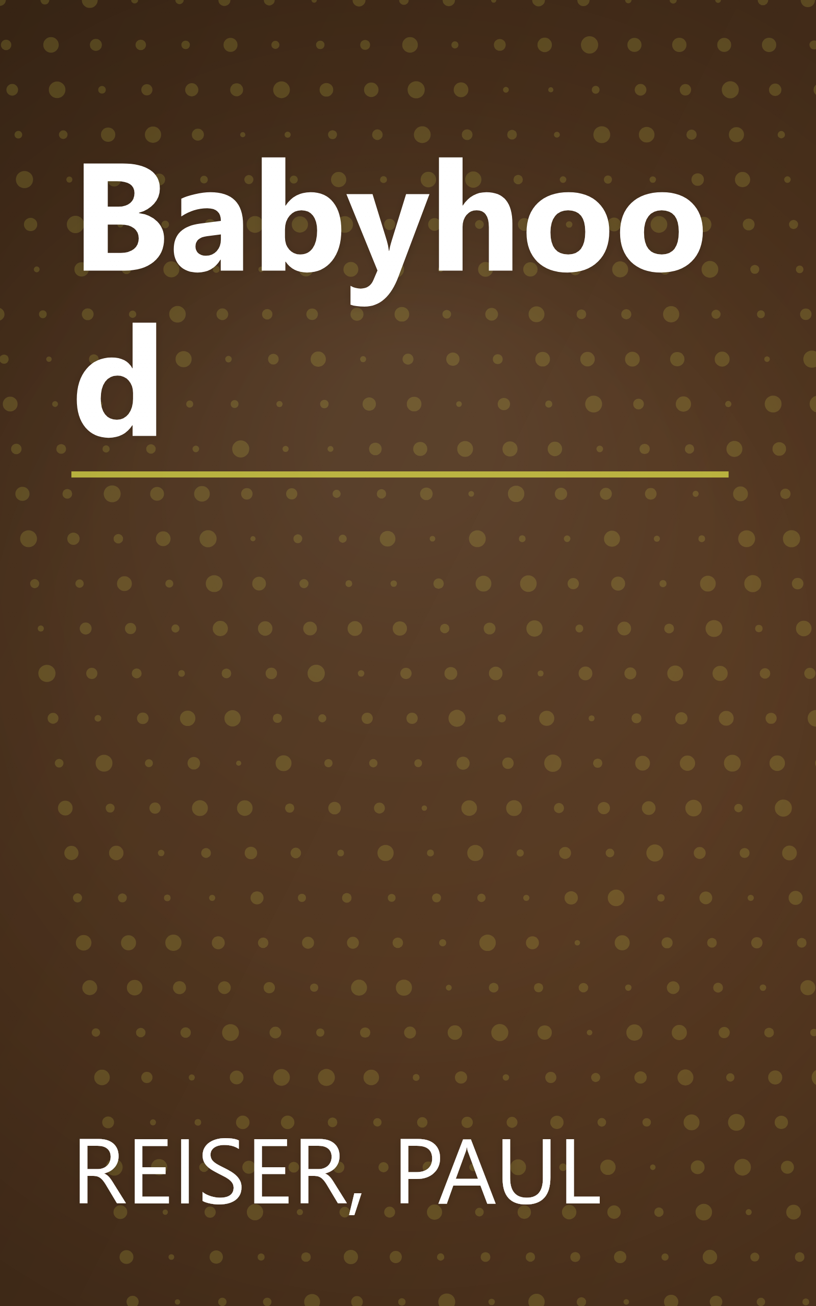Babyhood book cover