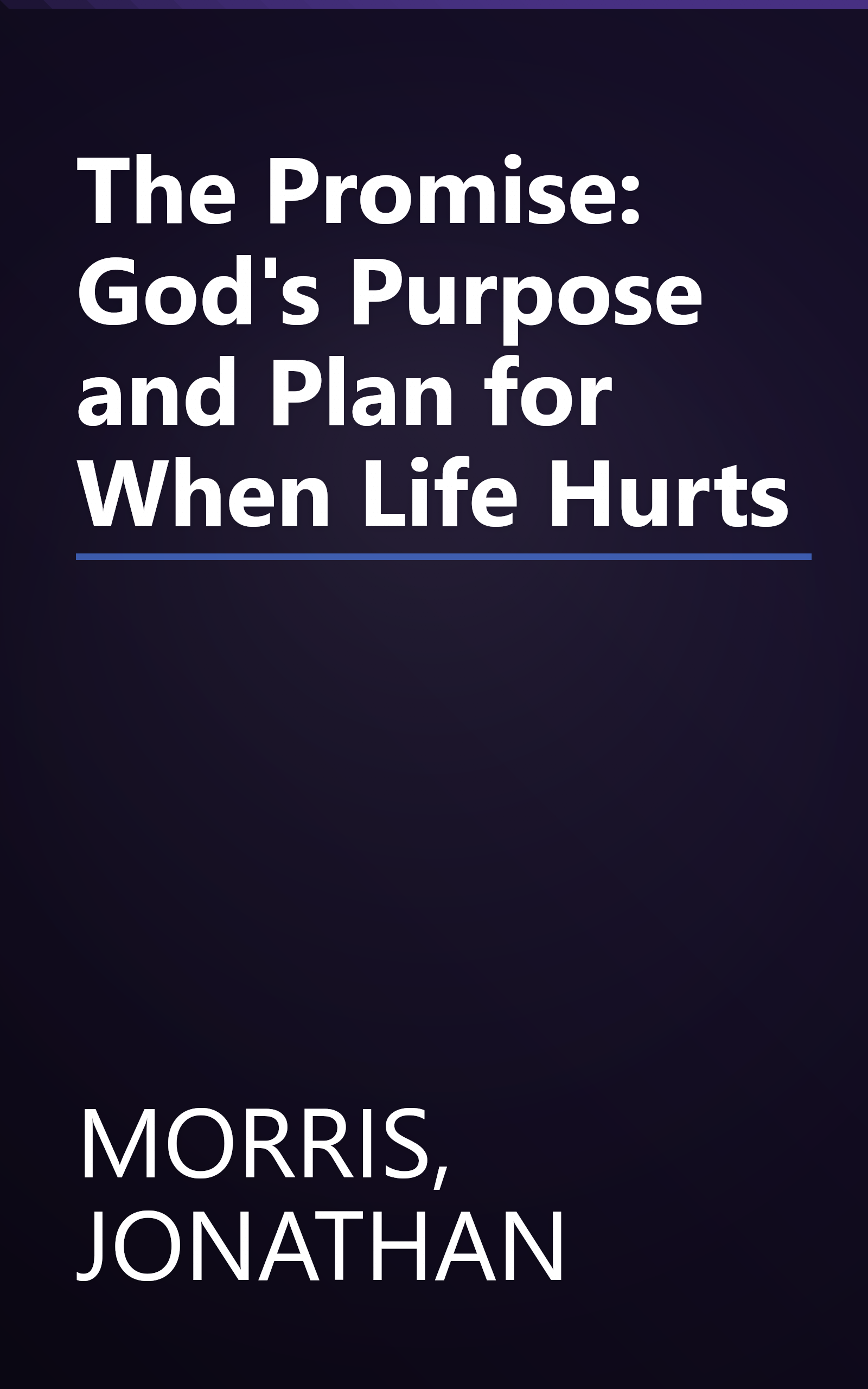 The Promise: God's Purpose and Plan for When Life Hurts book cover