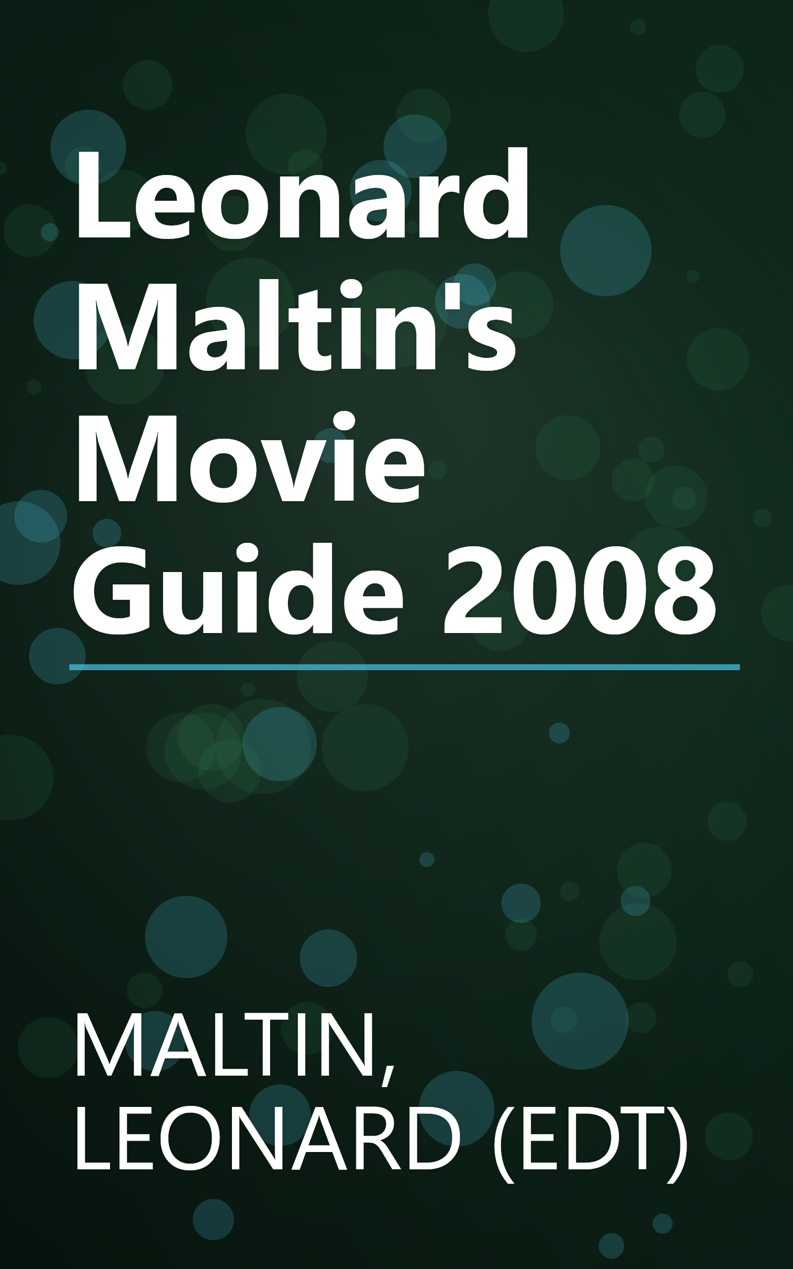 Leonard Maltin's Movie Guide 2008 book cover