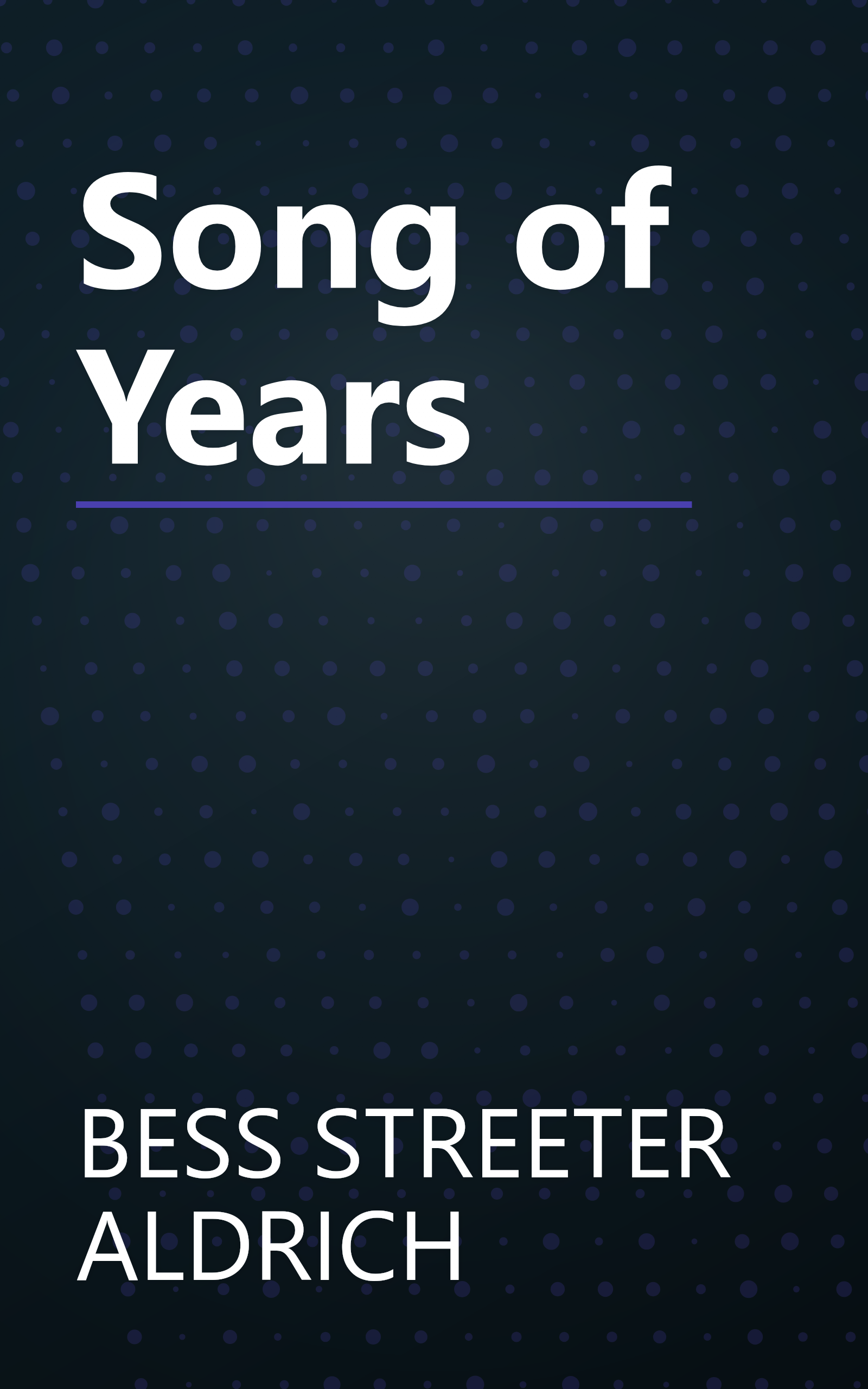 Song of Years book cover