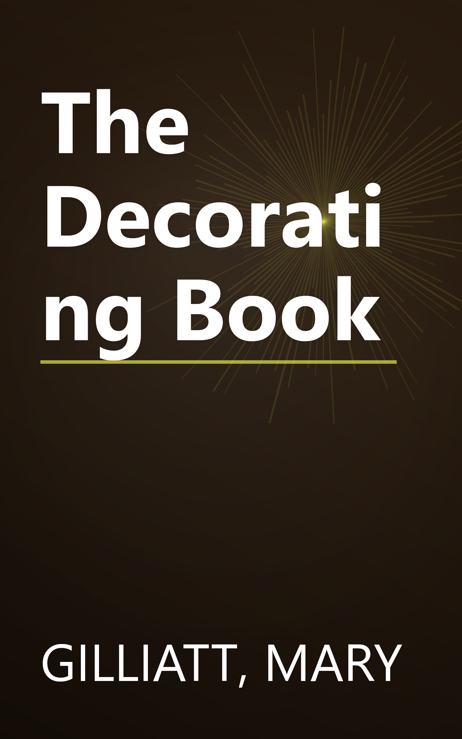 The Decorating Book book cover