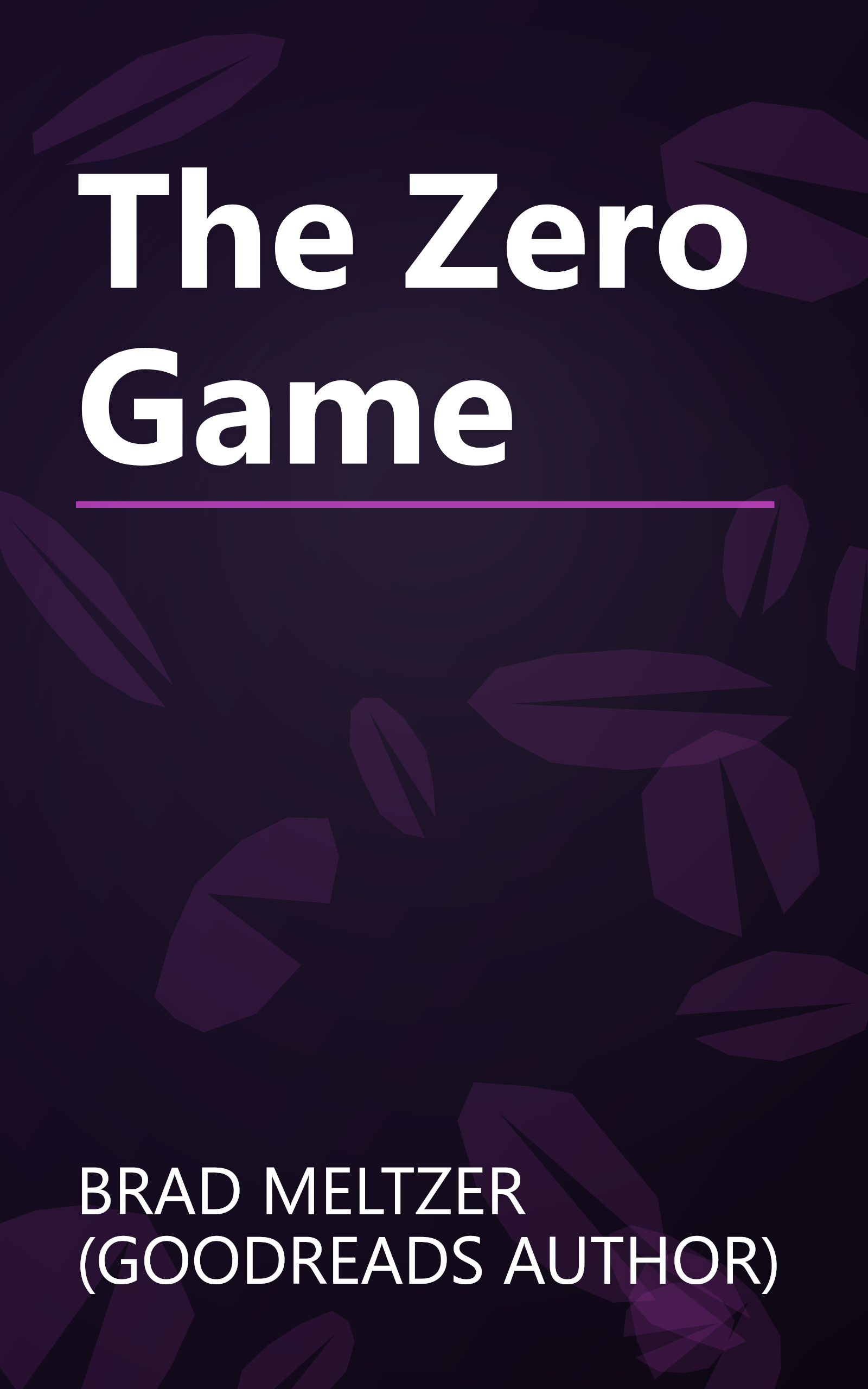 The Zero Game book cover