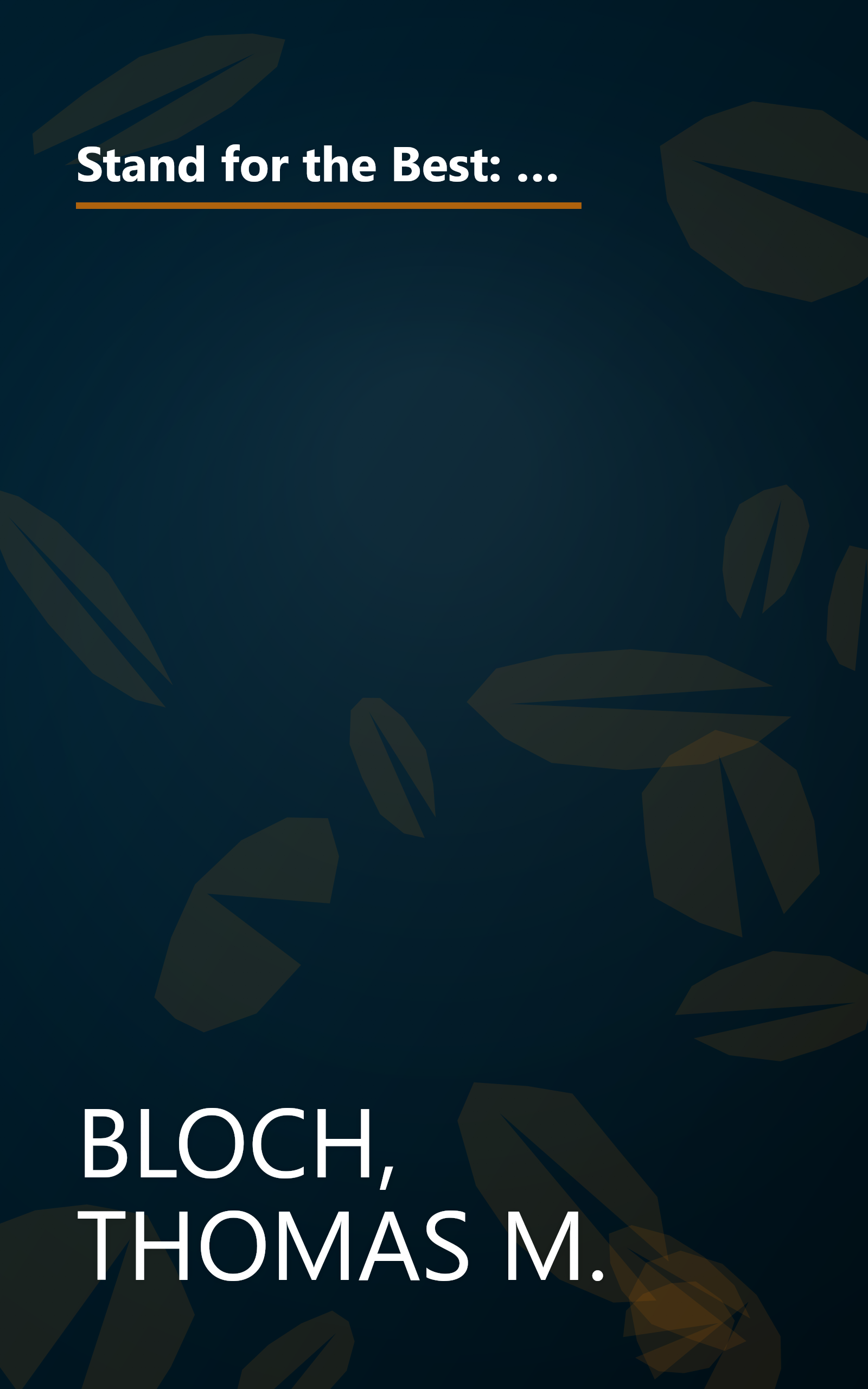 Stand for the Best: What I Learned after Leaving My Job as CEO of H&R Block to Become a Teacher and Founder of an Inner-City Charter School book cover