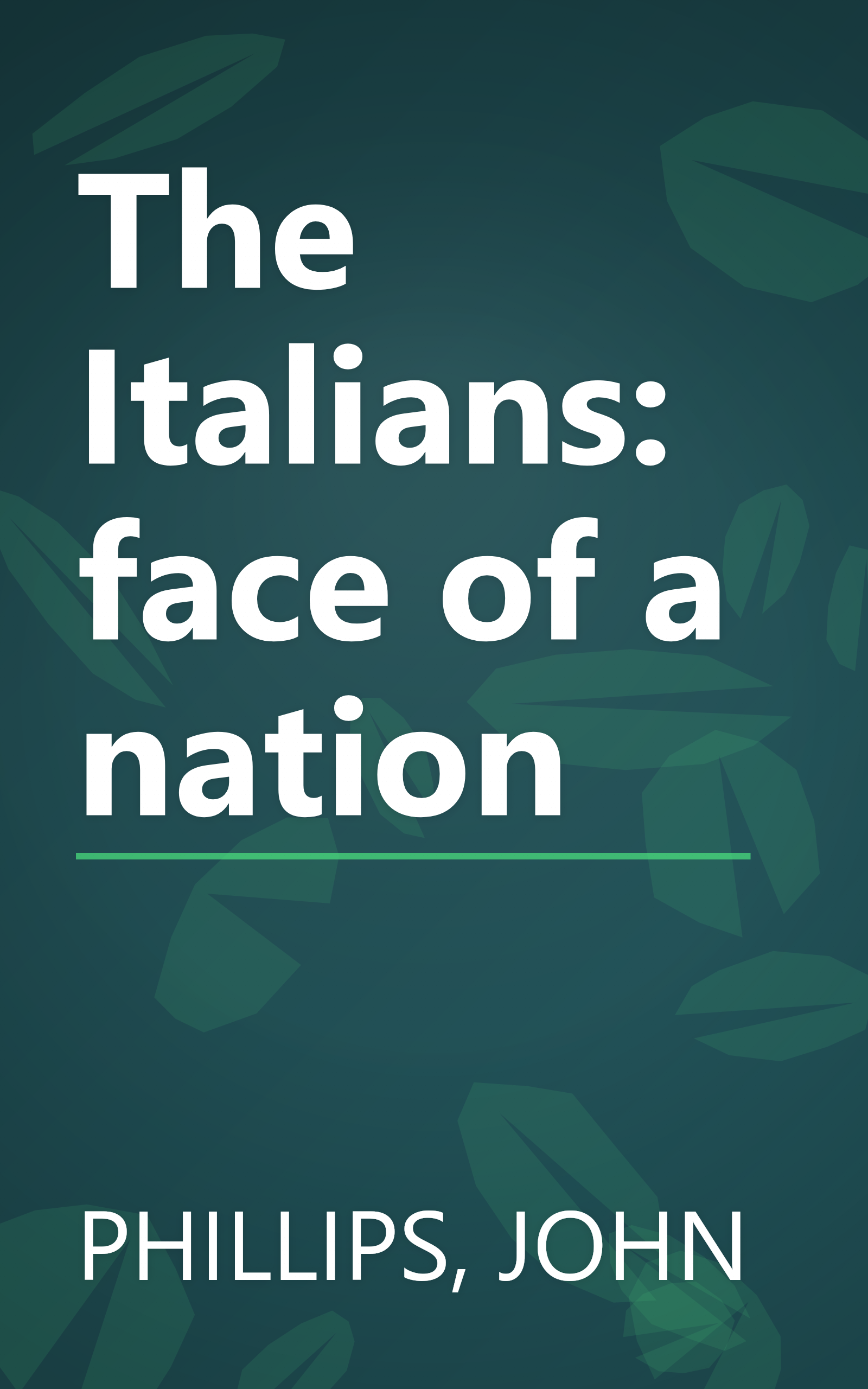 The Italians: face of a nation book cover