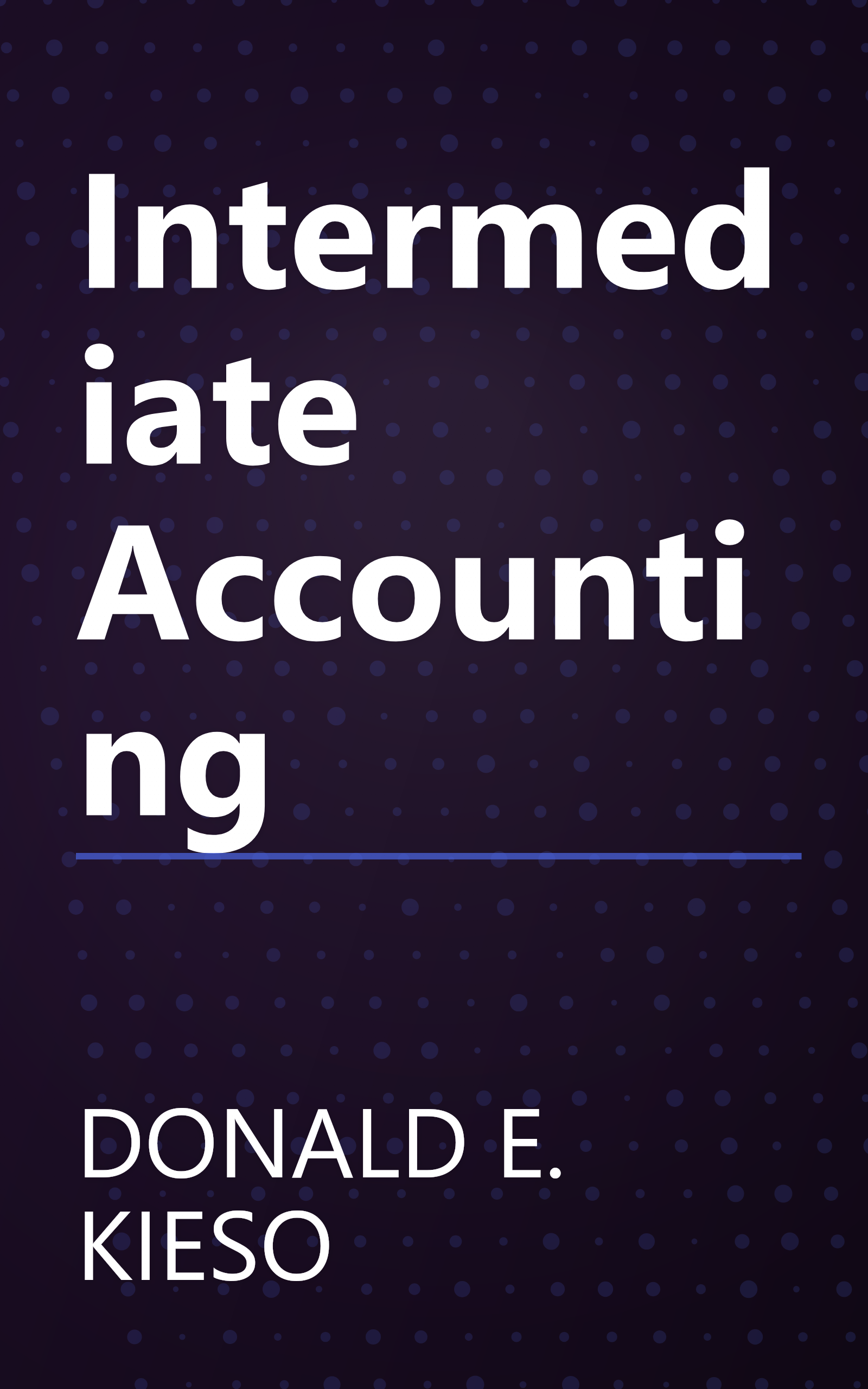 Intermediate Accounting book cover