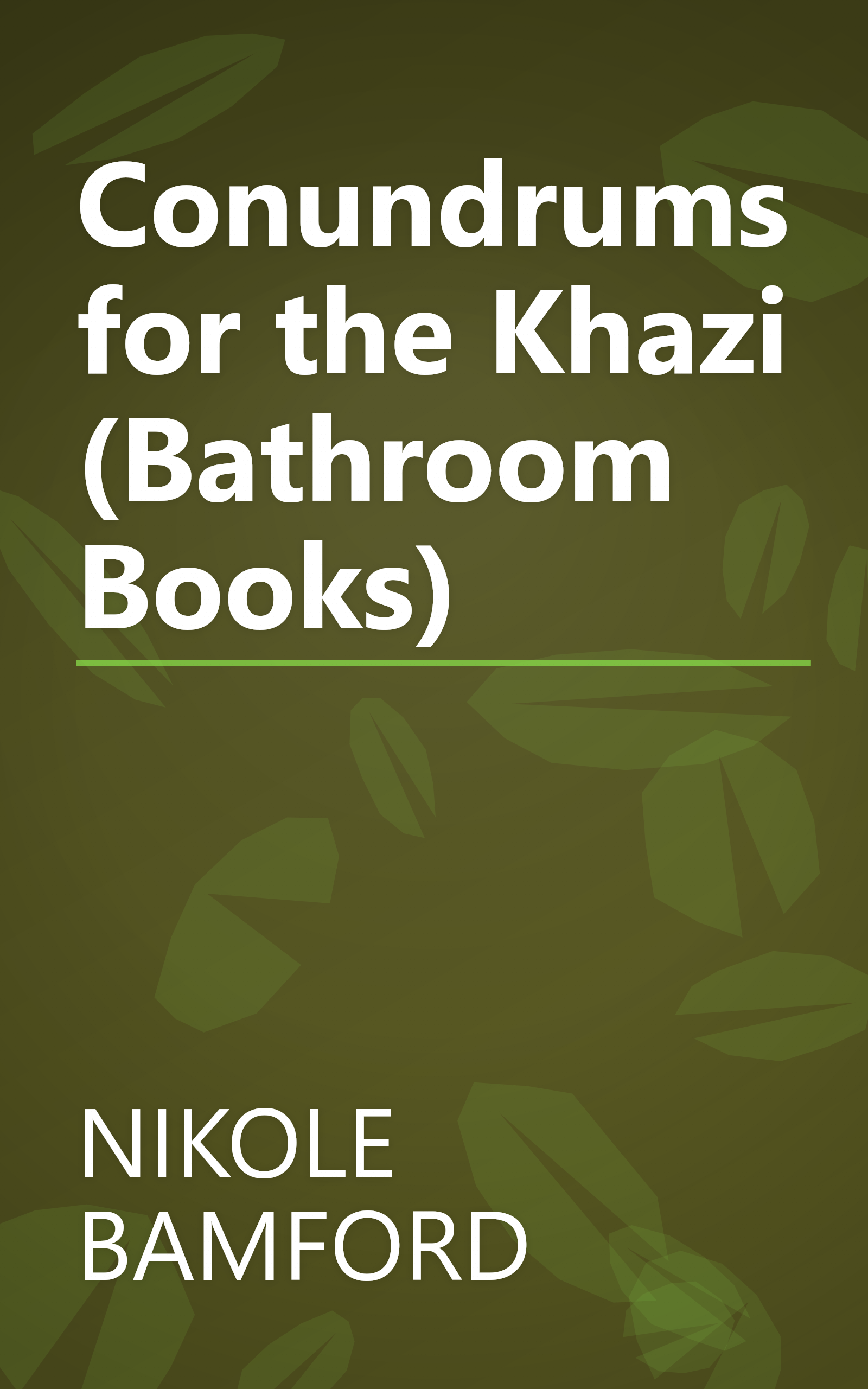 Conundrums for the Khazi (Bathroom Books) book cover