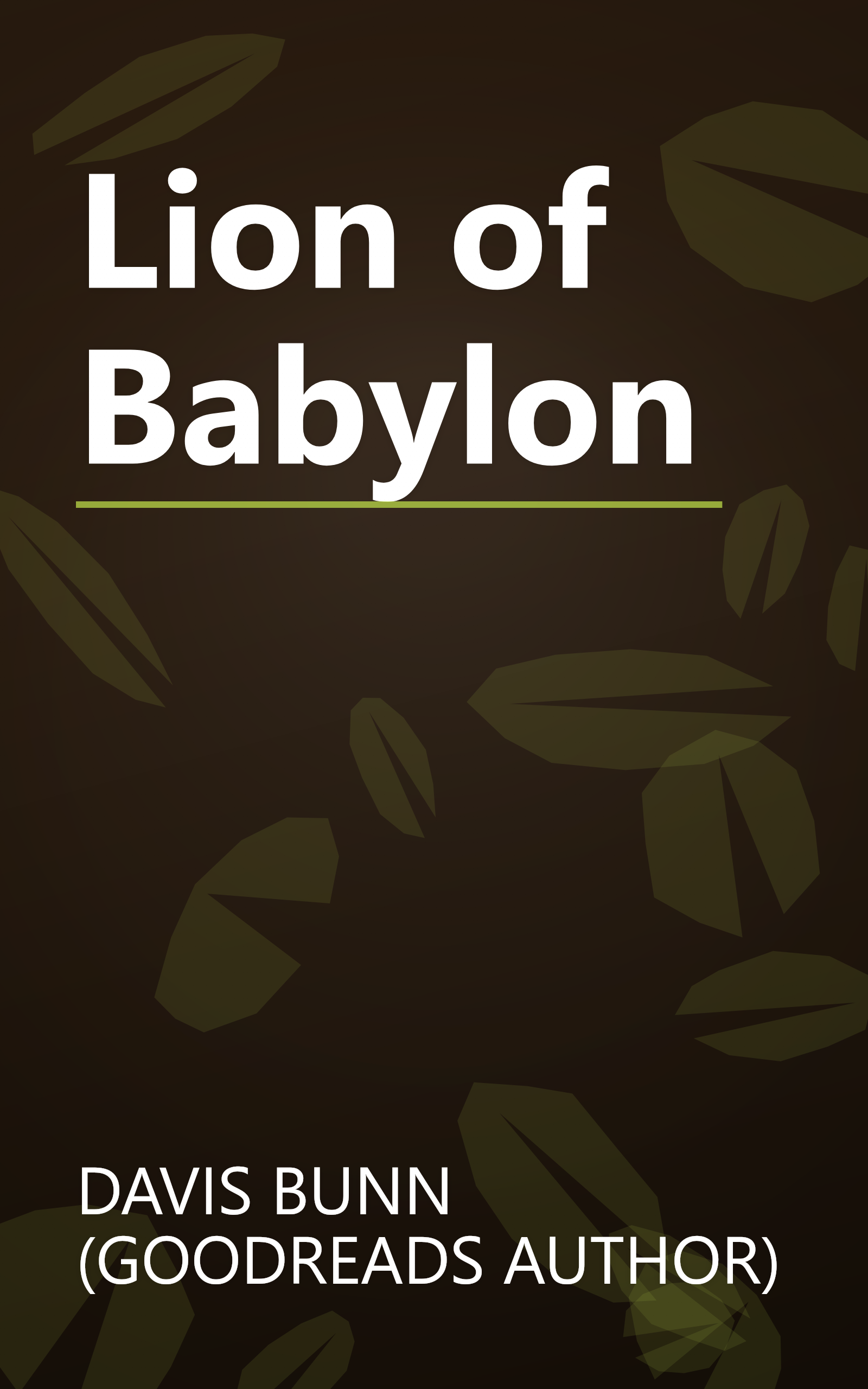 Lion of Babylon book cover