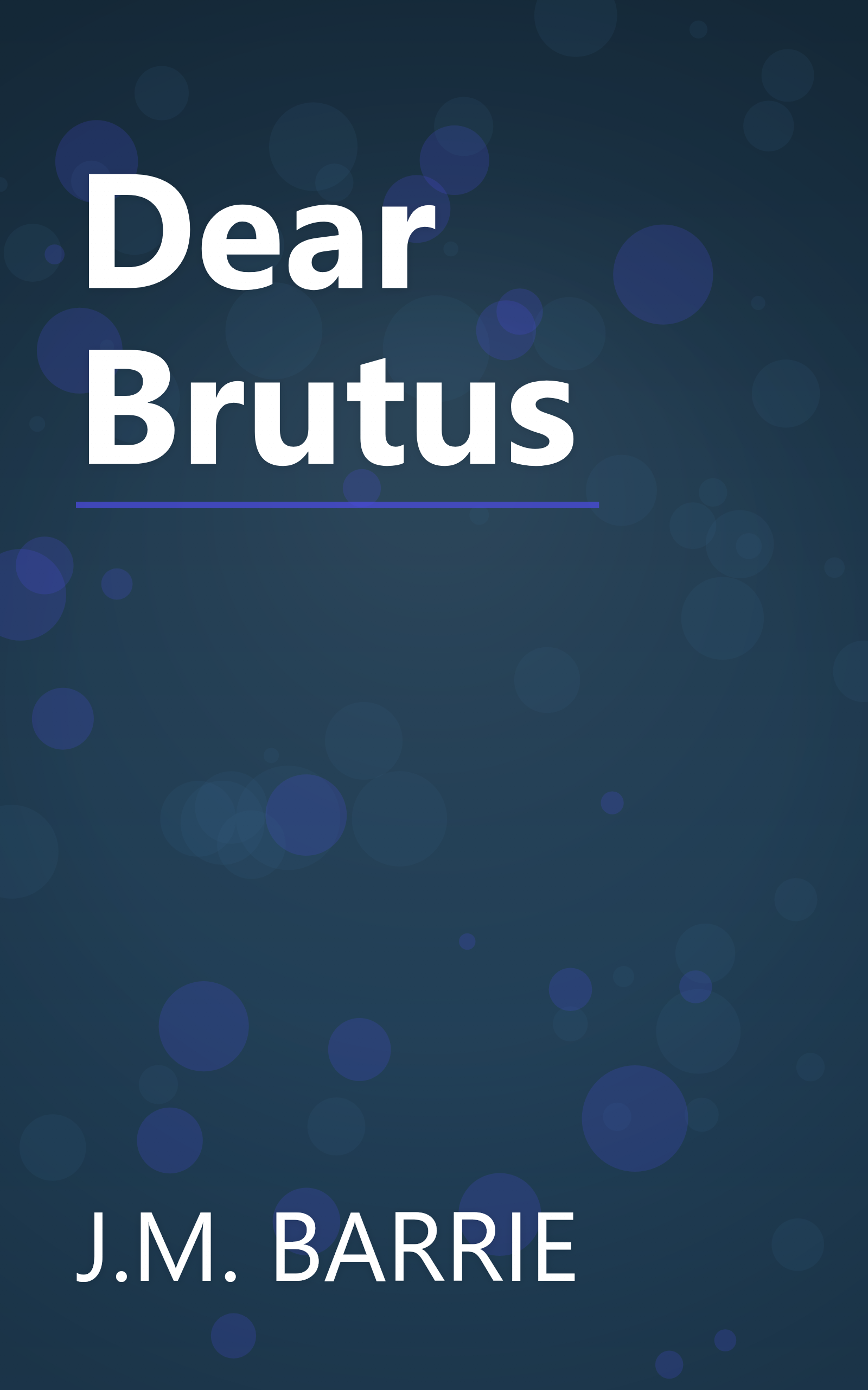 Dear Brutus book cover