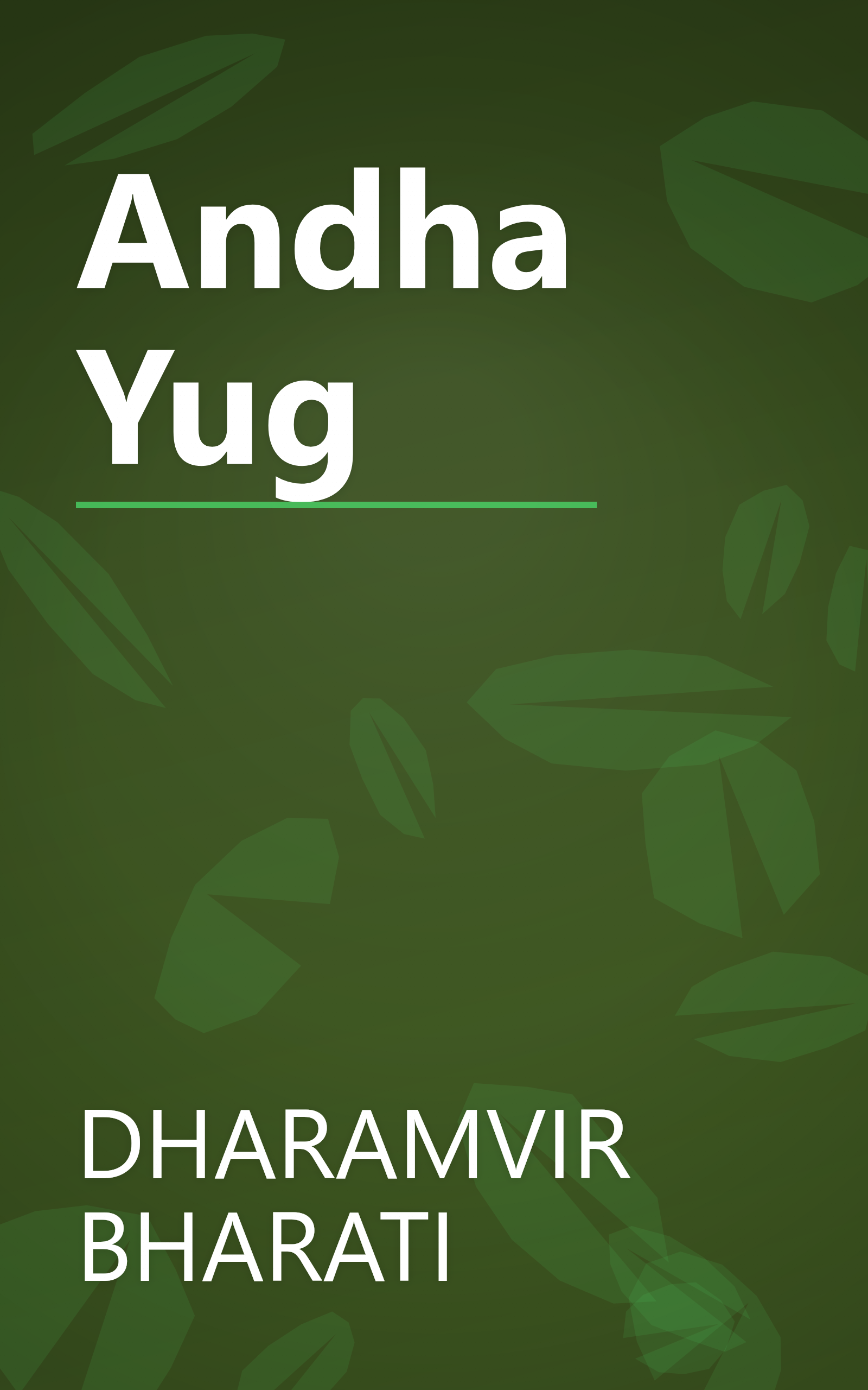 Andha Yug book cover