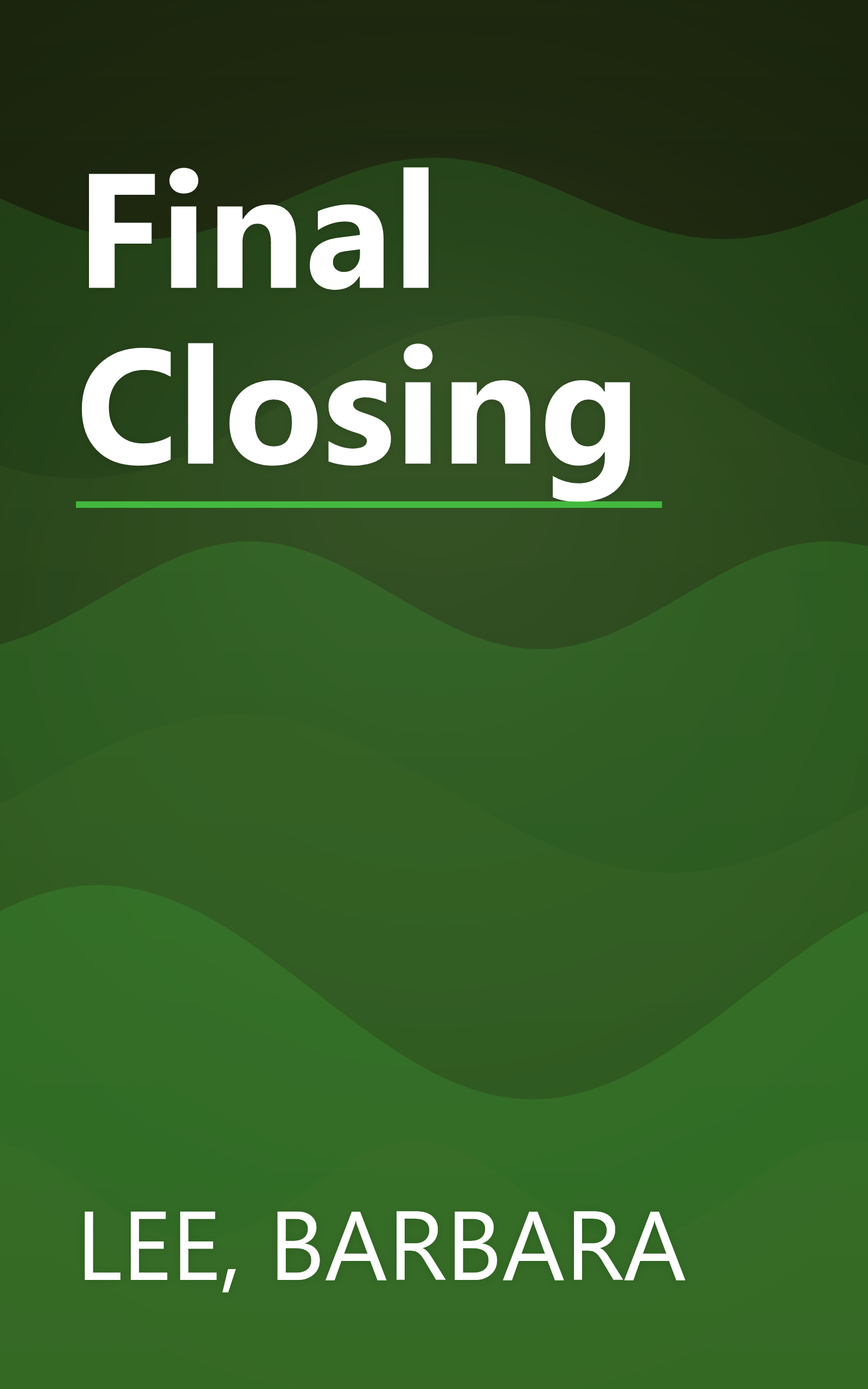 Final Closing book cover