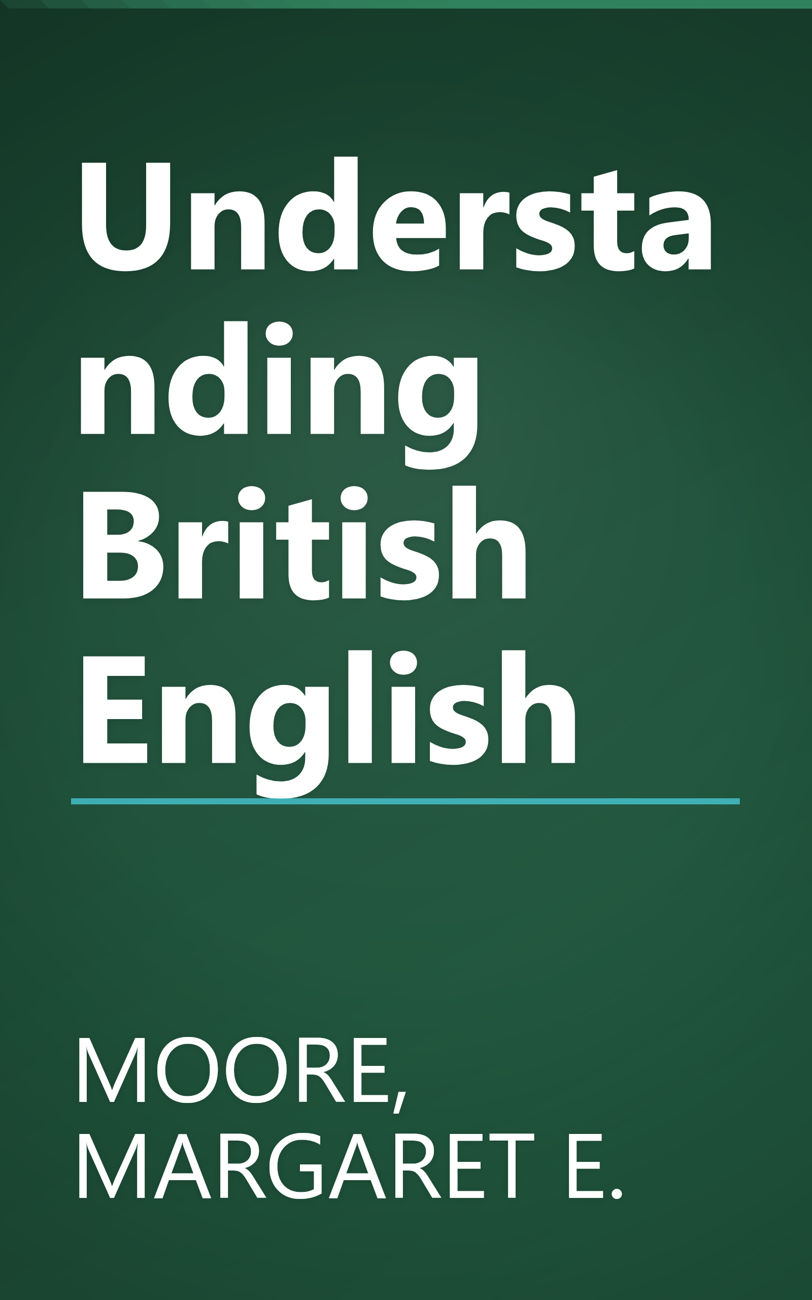 Understanding British English book cover