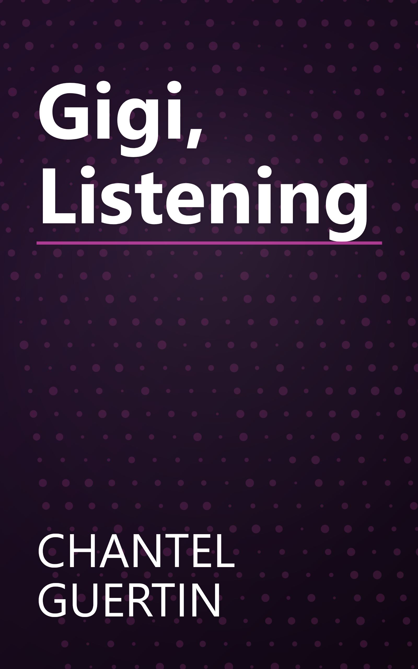 Gigi, Listening book cover