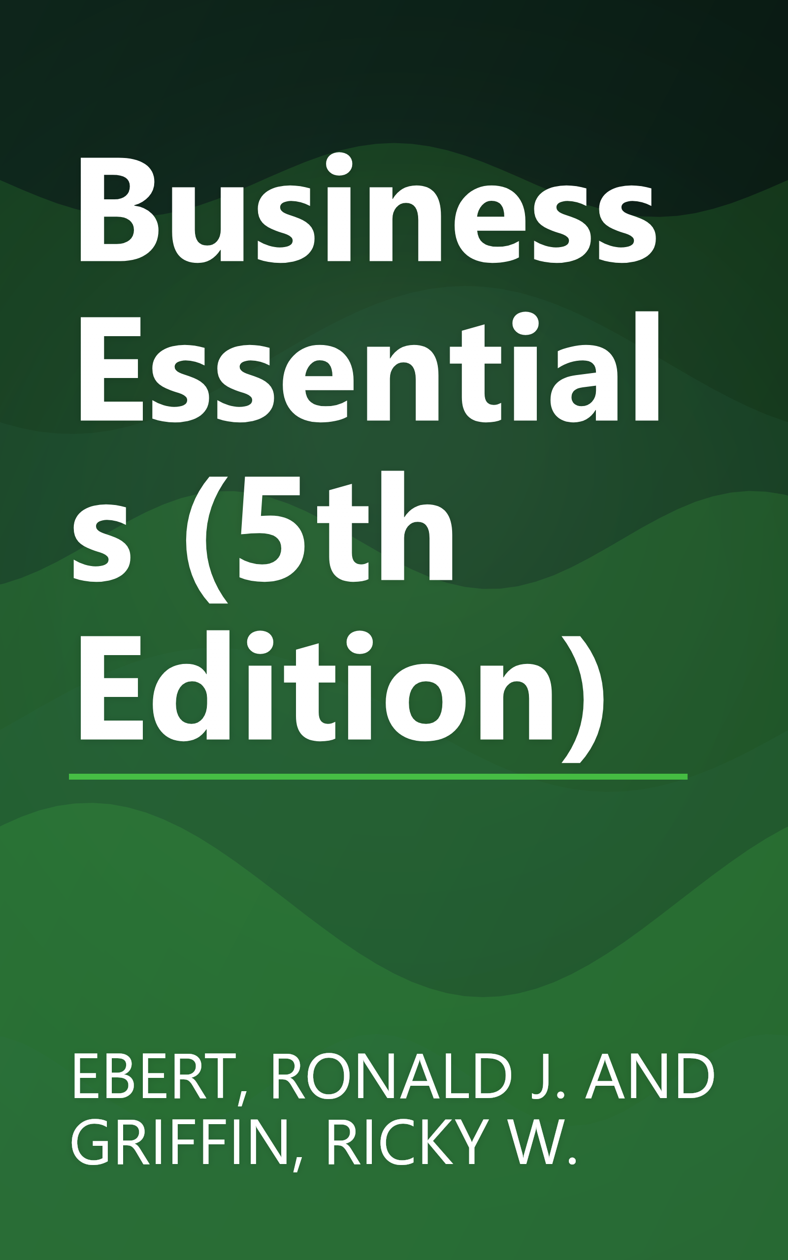 Business Essentials (5th Edition) book cover