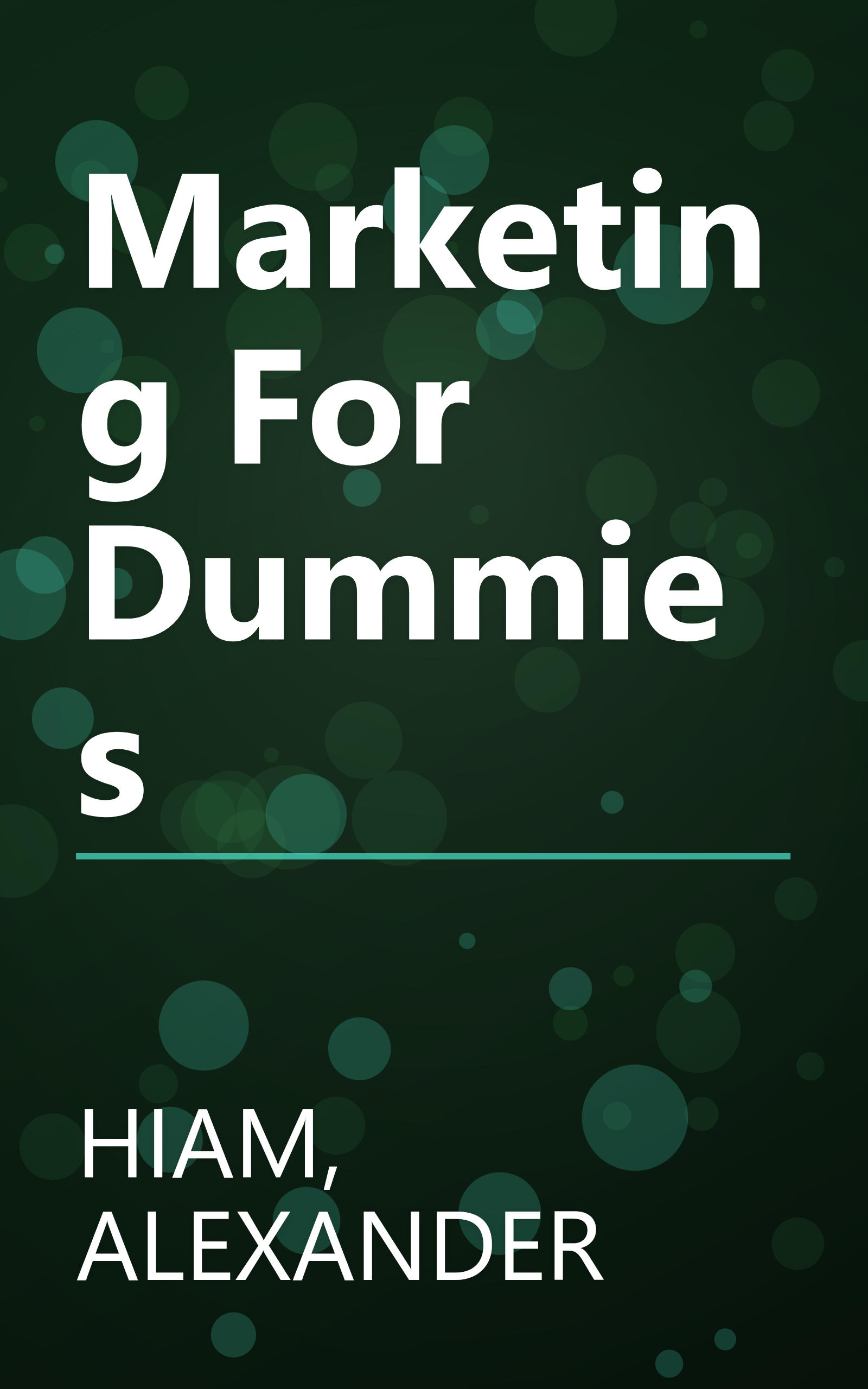Marketing For Dummies book cover