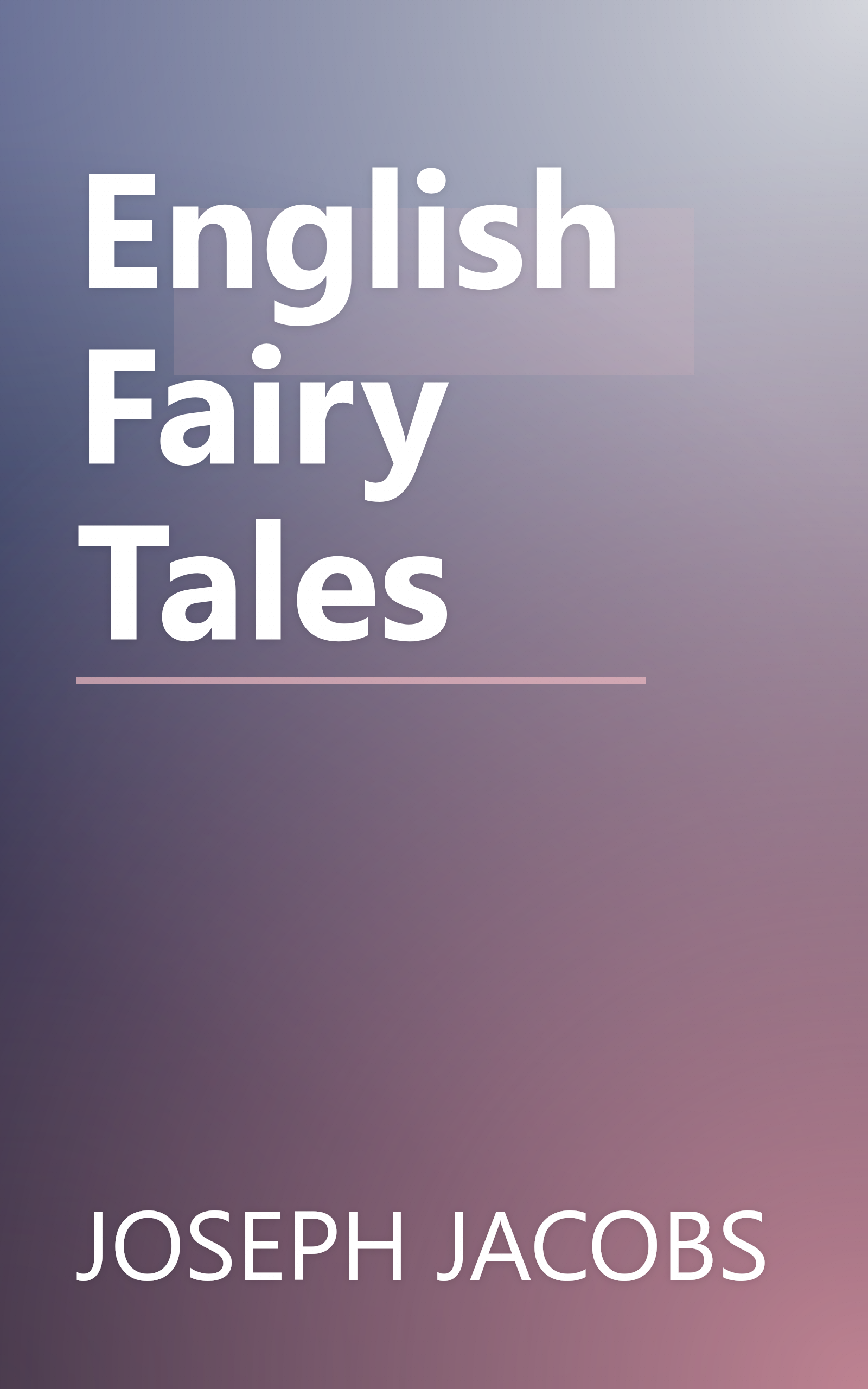 English Fairy Tales book cover