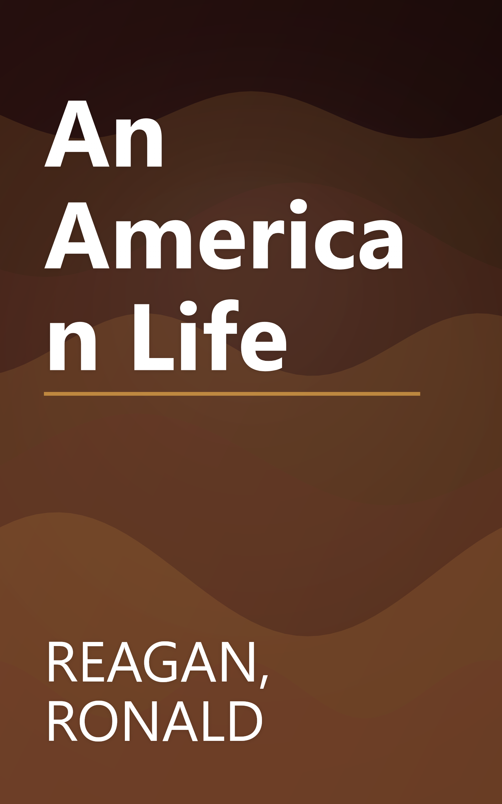 An American Life book cover