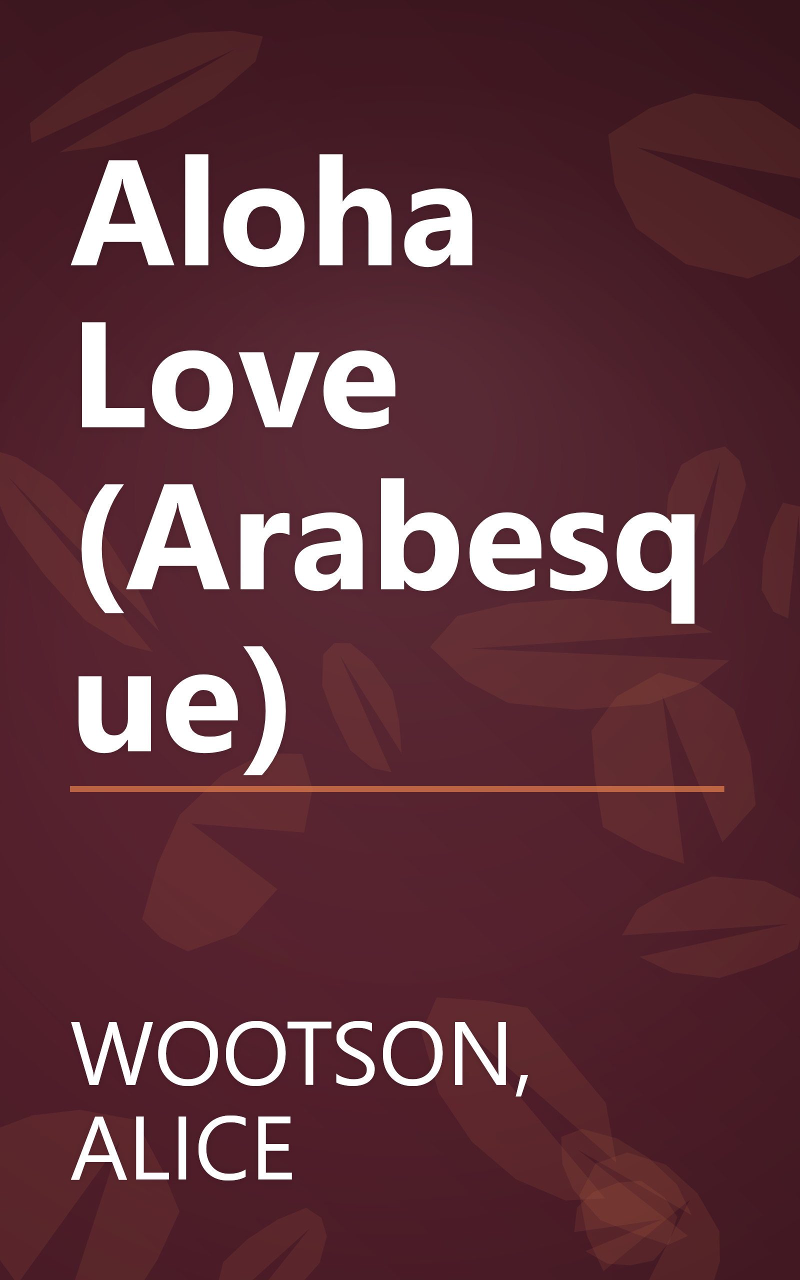 Aloha Love (Arabesque) book cover