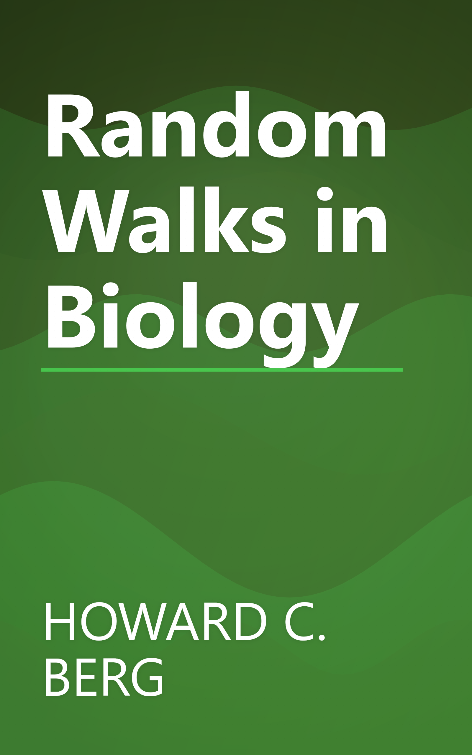 Random Walks in Biology book cover