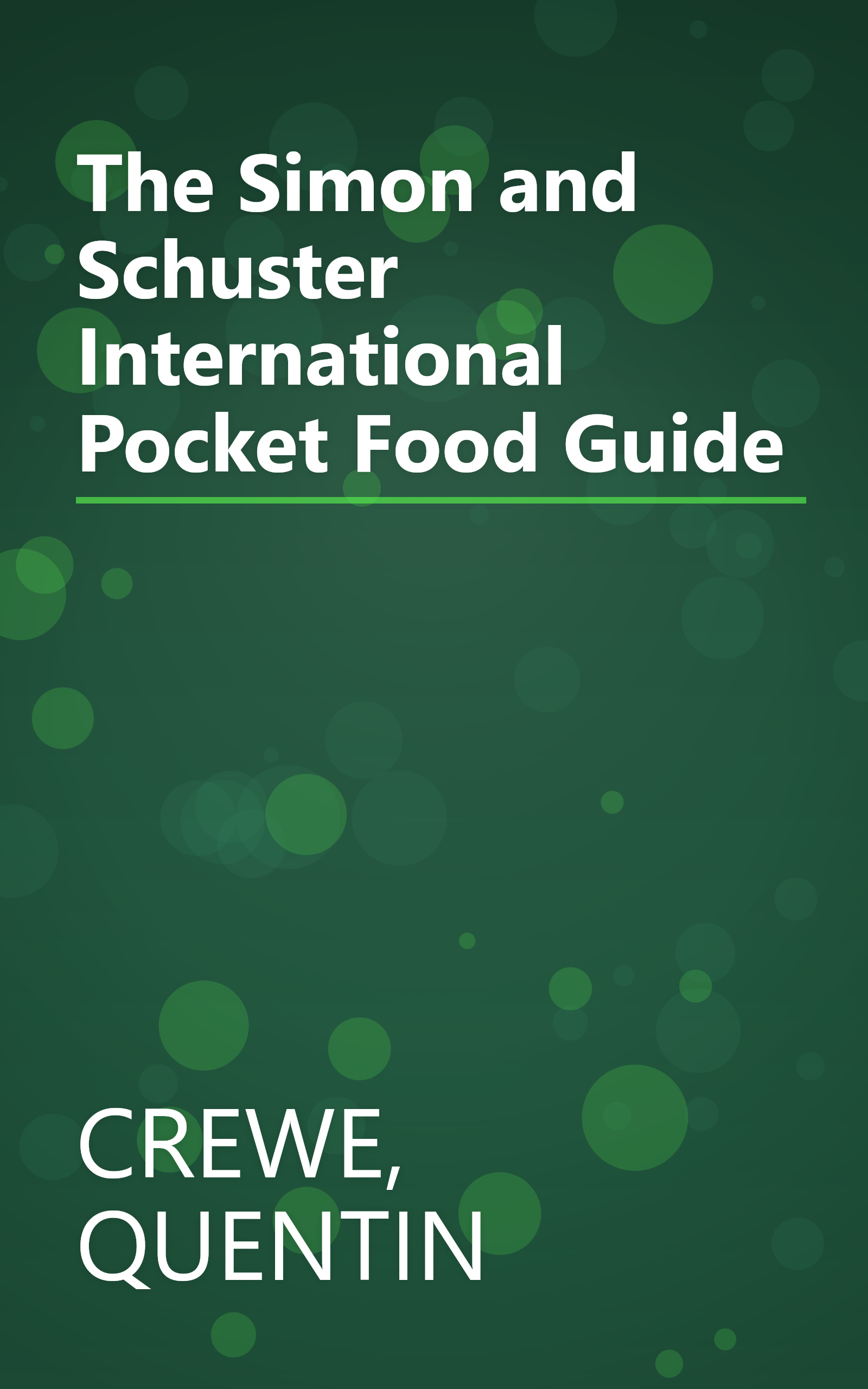 The Simon and Schuster International Pocket Food Guide book cover