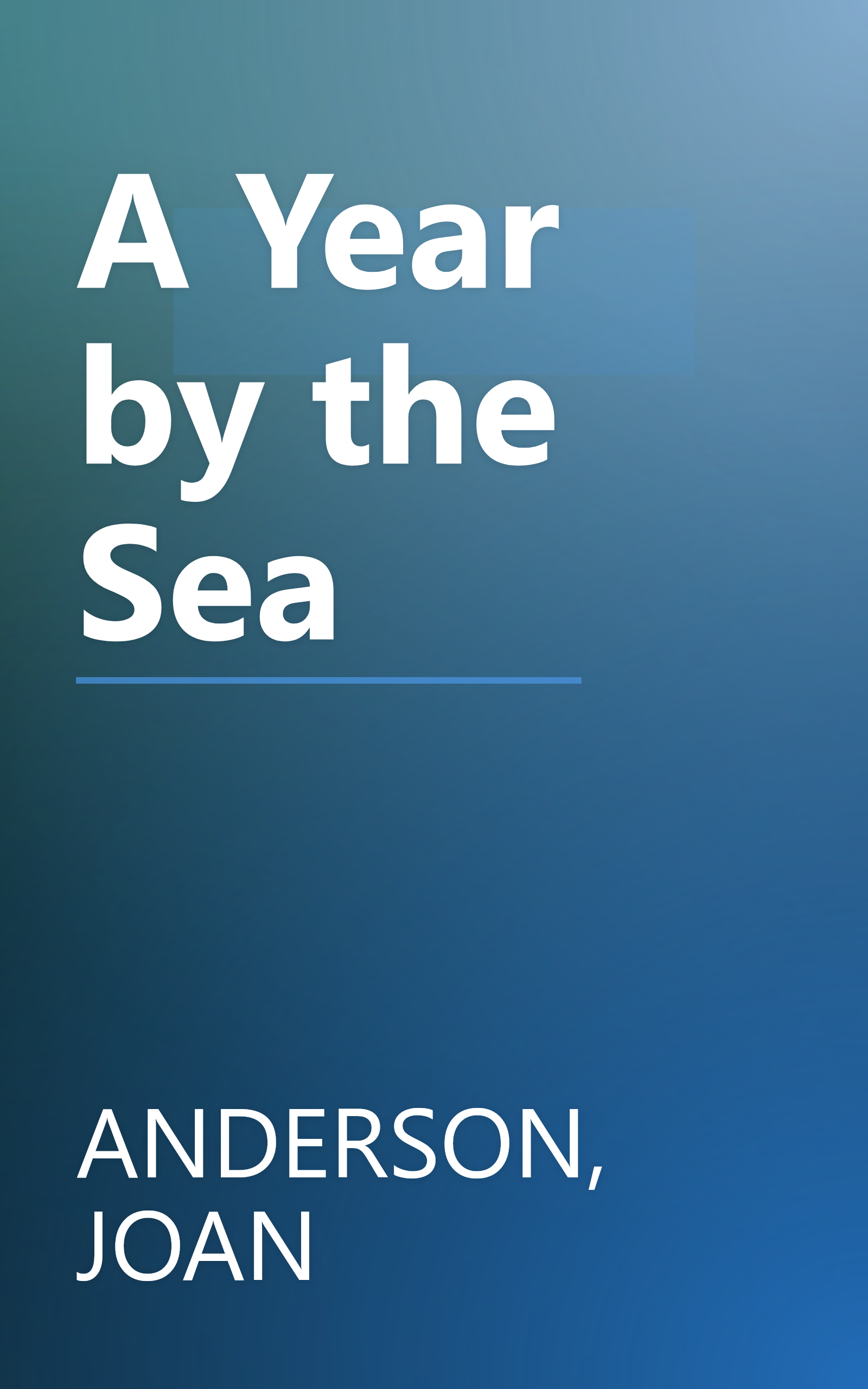 A Year by the Sea book cover