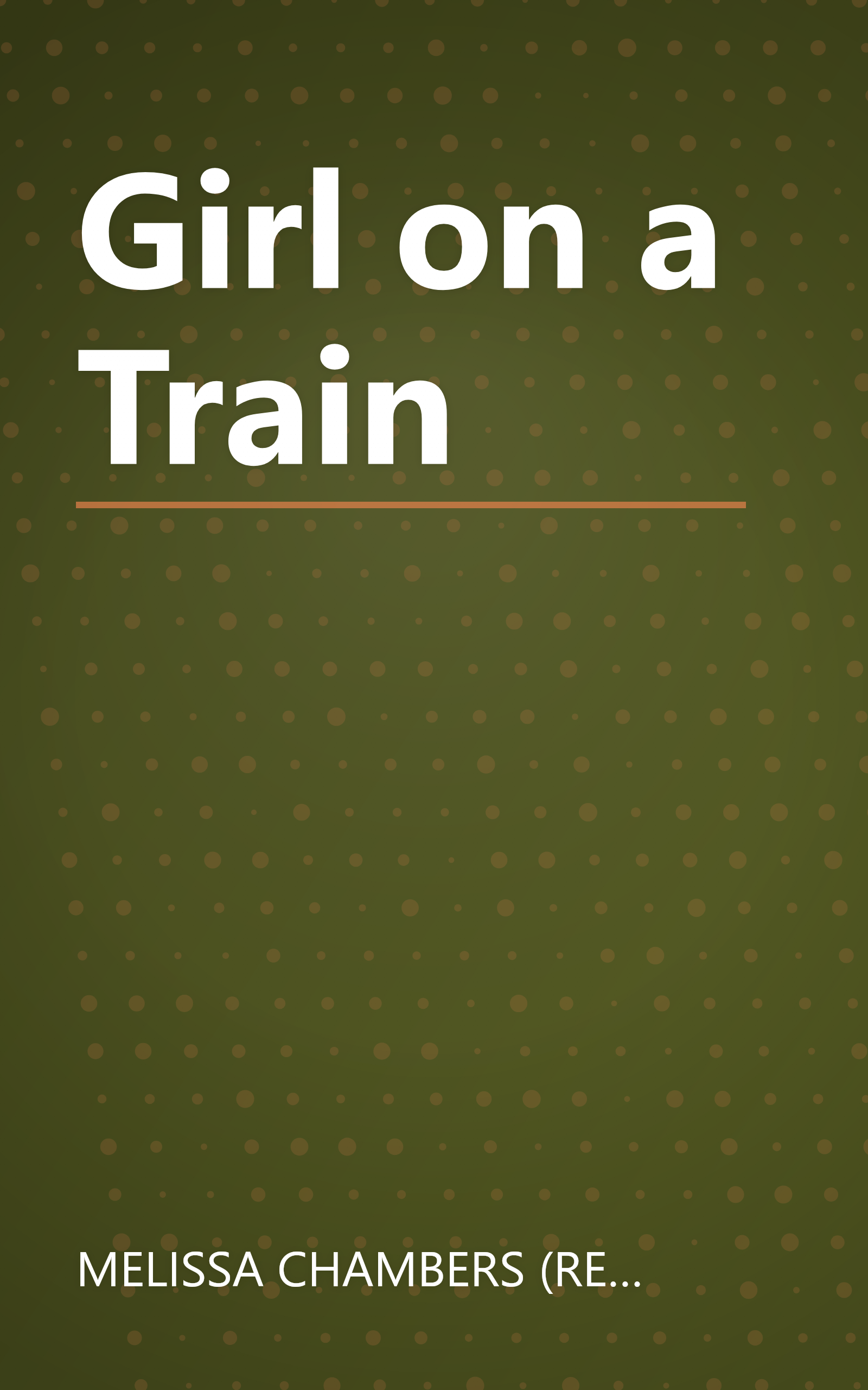 Girl on a Train book cover
