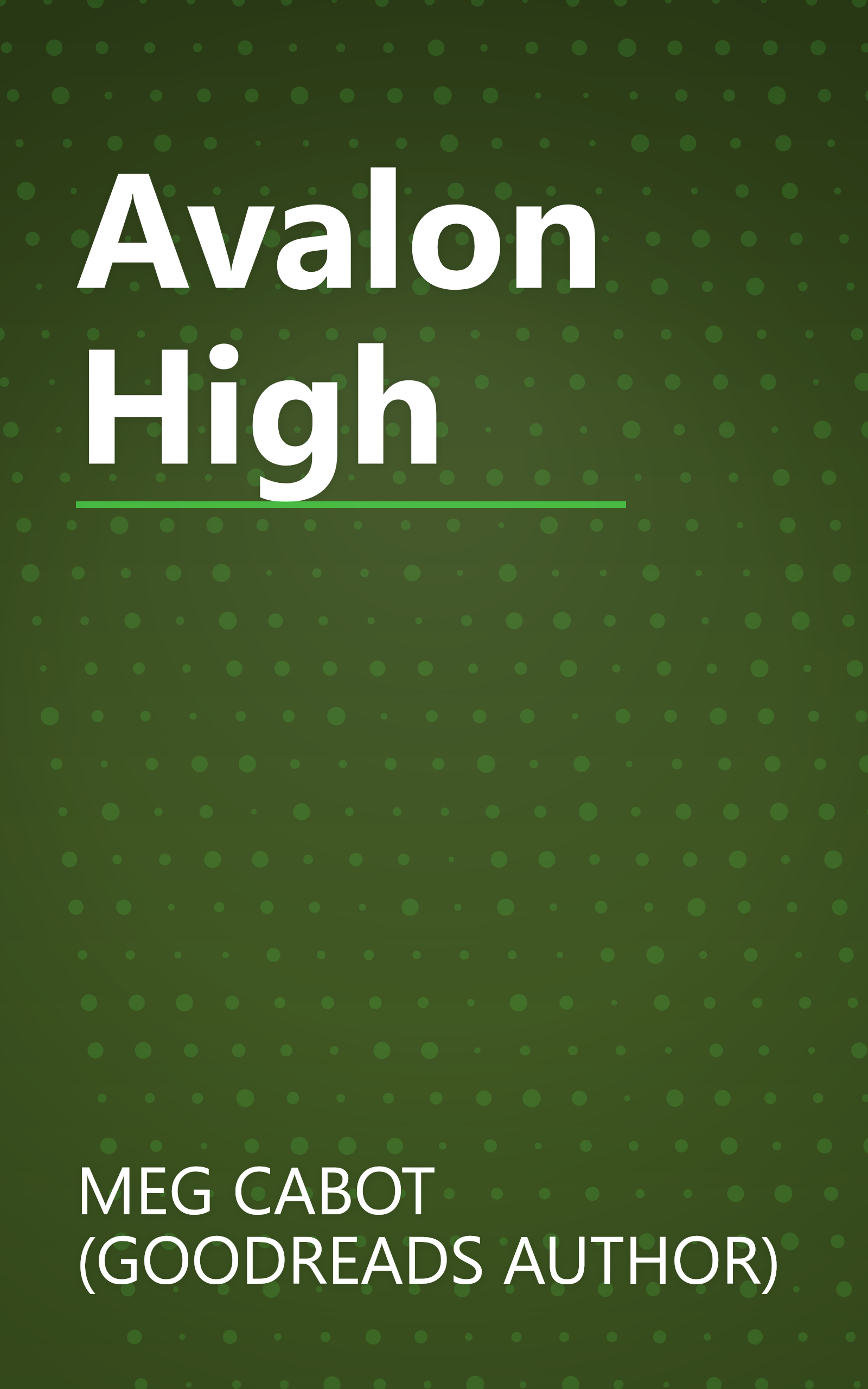Avalon High book cover